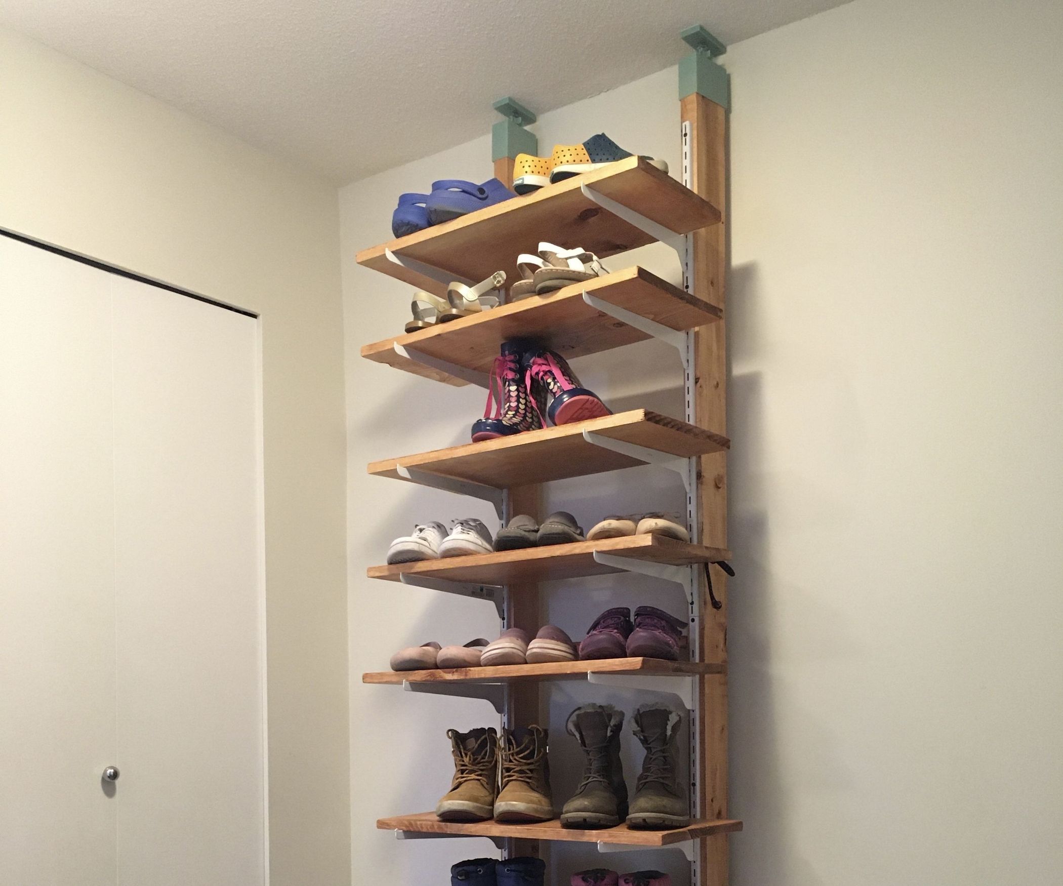 Boots 'n All - Storage Shoe Shelf : 16 Steps (with Pictures ...