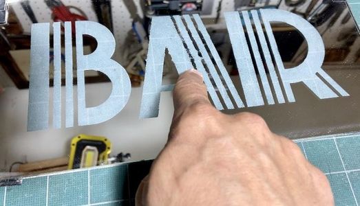 Using a Cricut Vinyl Mask to Help Glue Chipping : 6 Steps (with ...