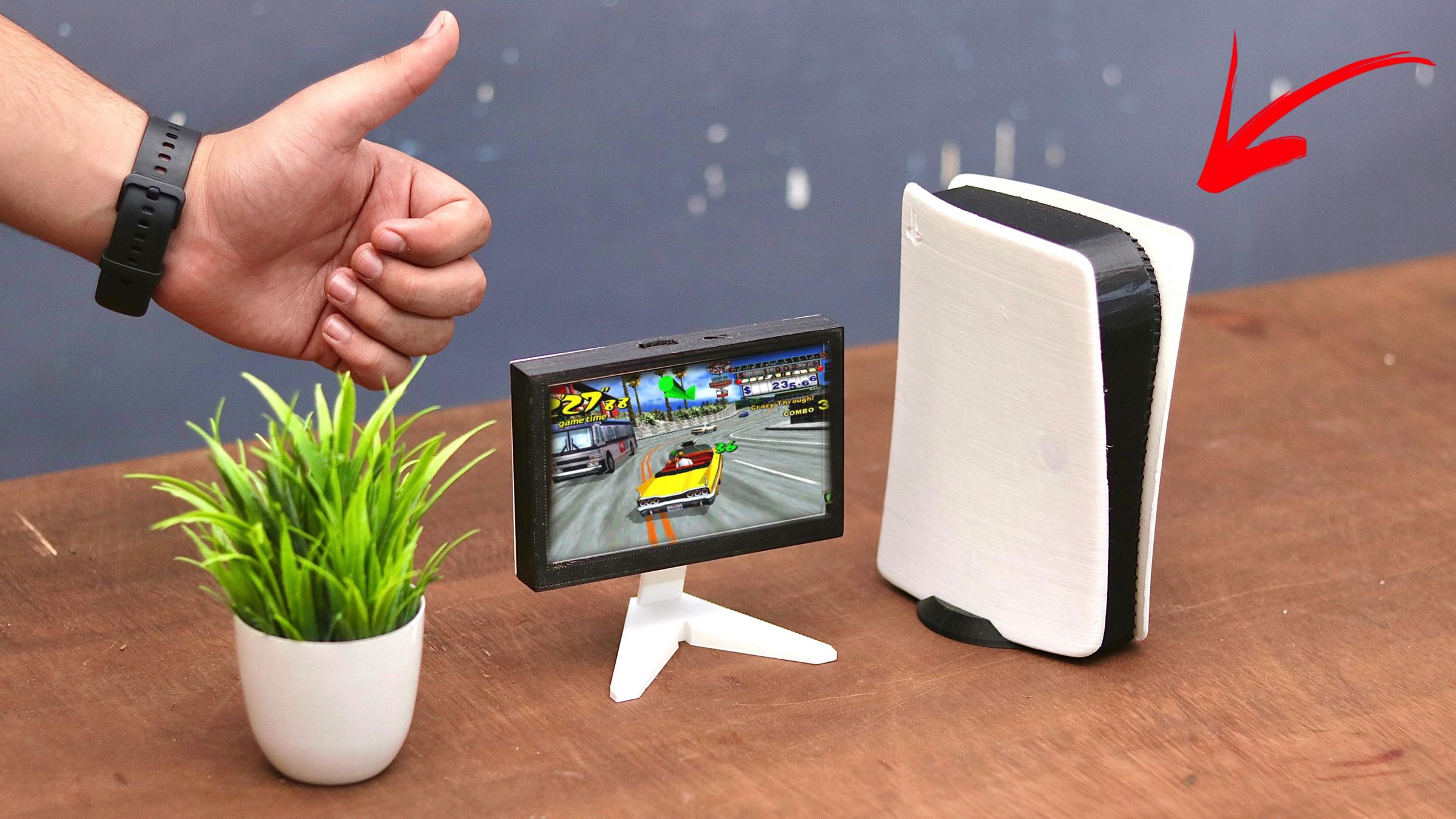 Pi Station Gaming Console With 3D Printed Tiny Play Station 5 Case : 9 Steps (with Pictures ...