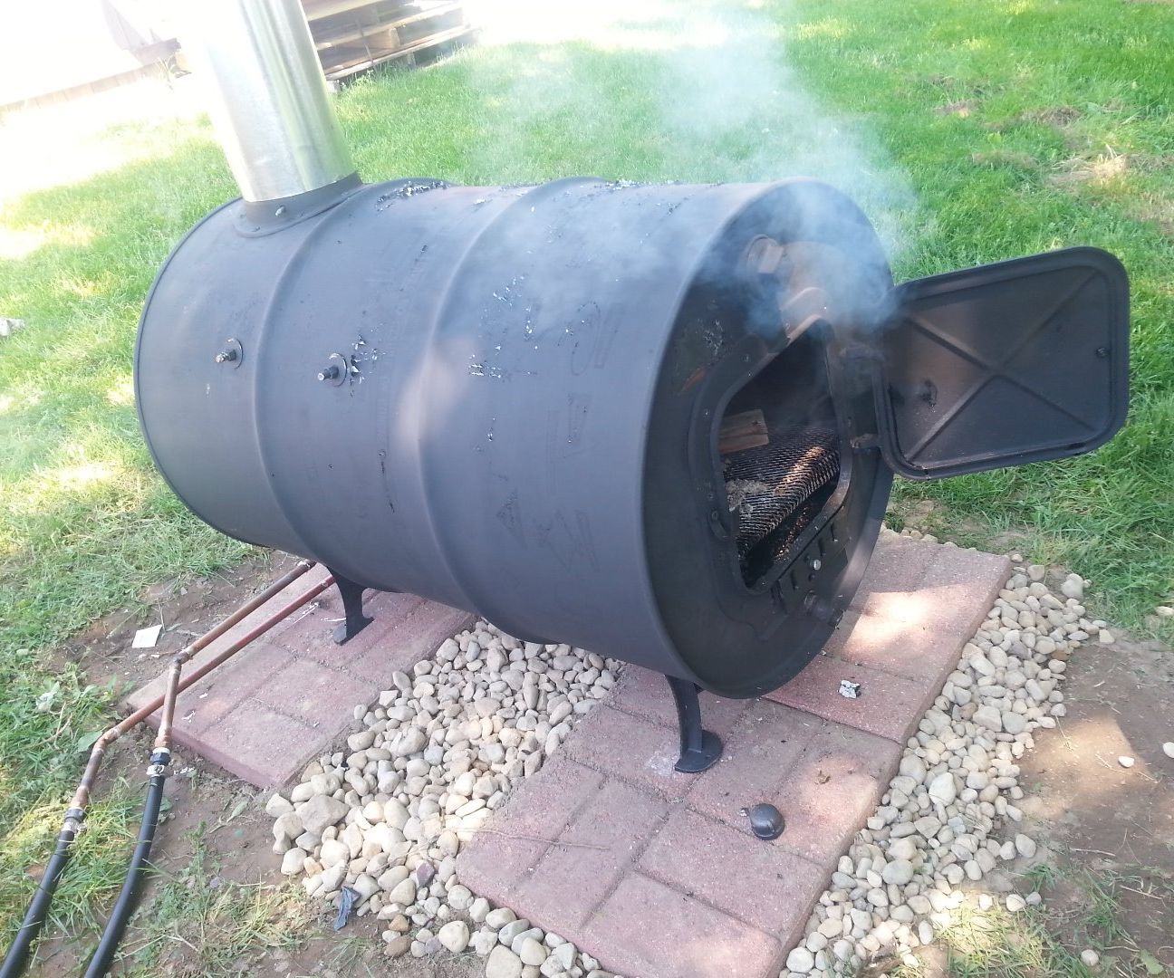 Wood Burning Pool Heater - Great for Suburban Pools : 8 Steps ...