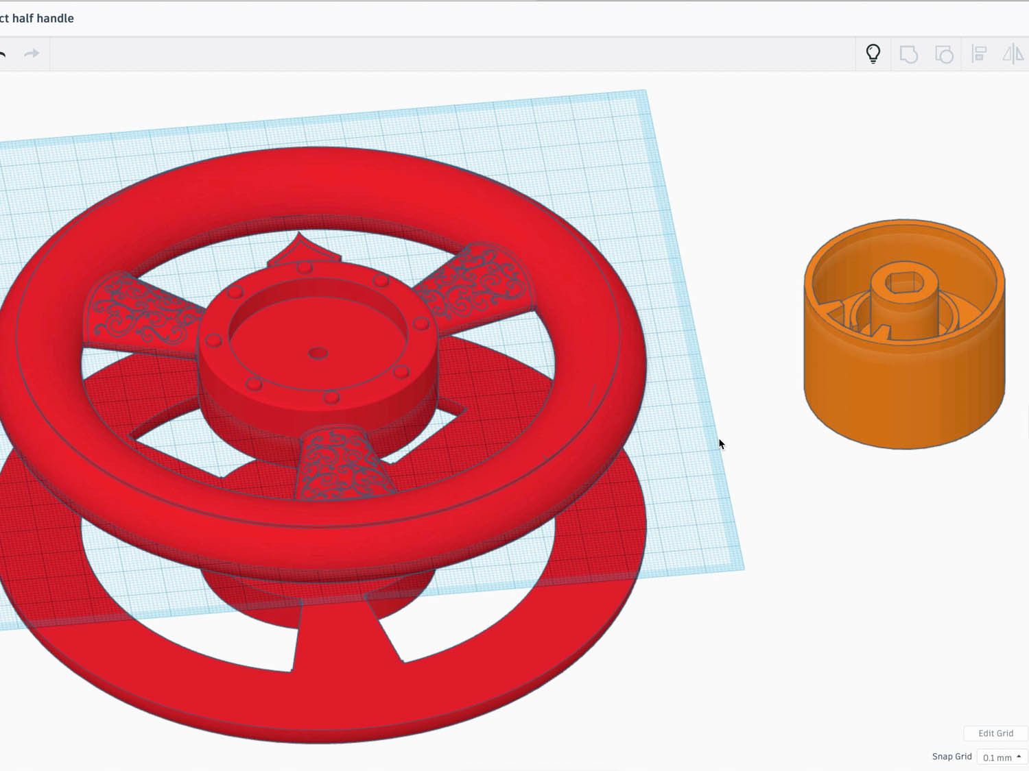 3D Printing Project: Steampunk Tap Valve Handle : 21 Steps (with ...