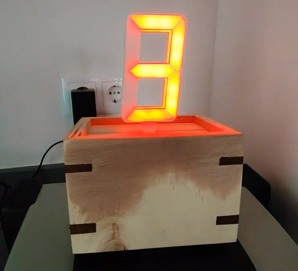 DIY 3D Printed Single Digit Arduino Clock : 4 Steps - Instructables