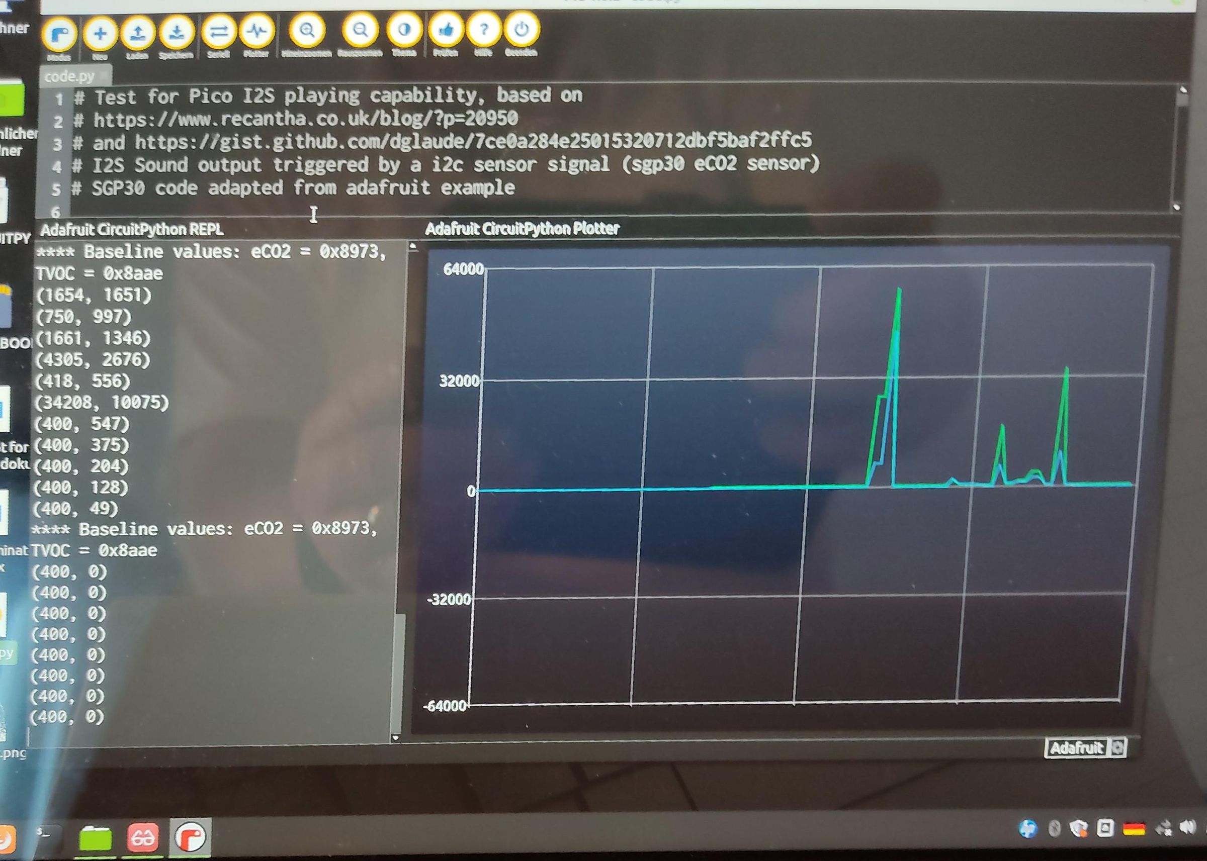 SGP30 Air Quality/Flatulence Detector: Pico/I2S Version - Instructables