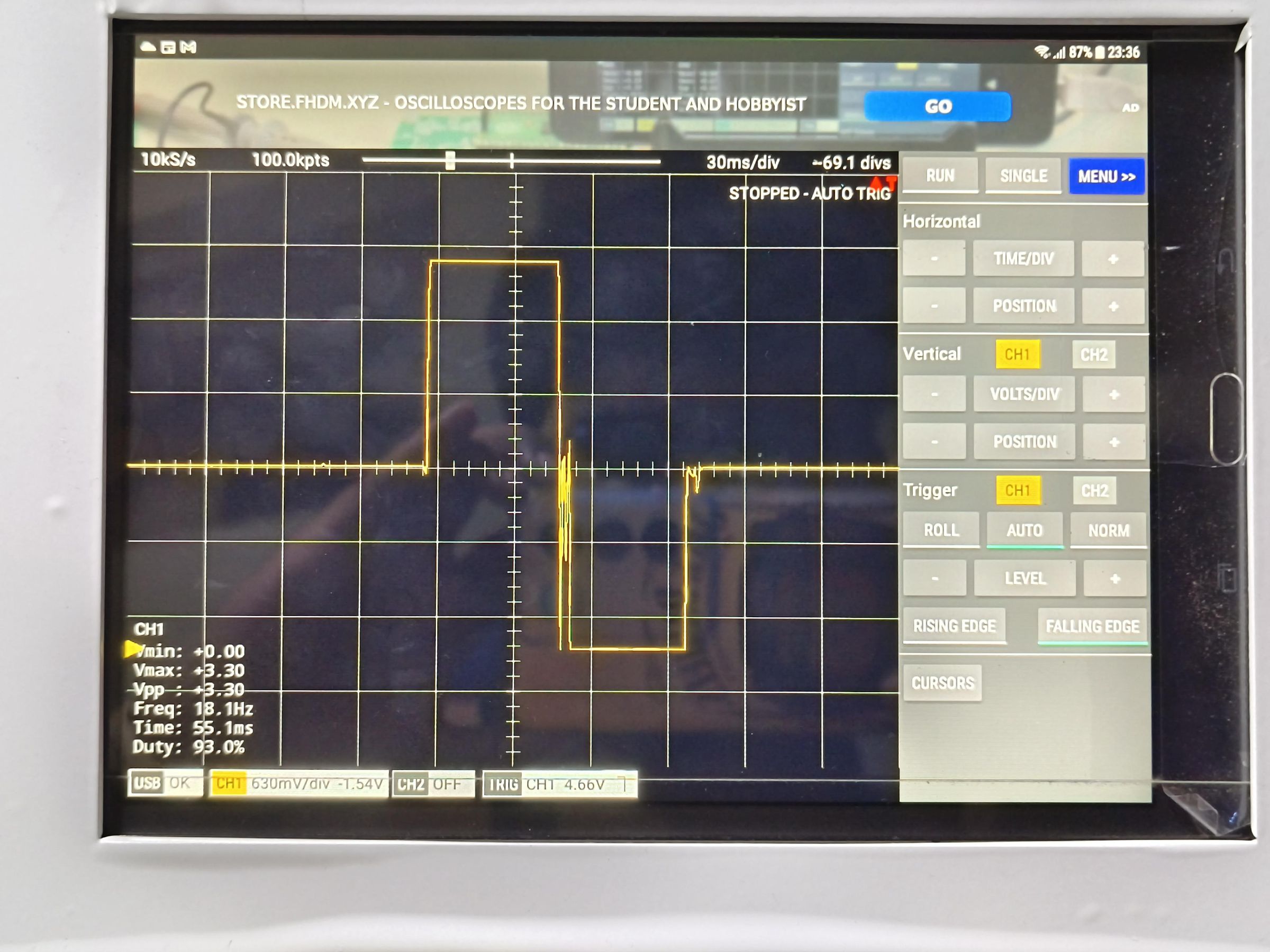 Raspberry Pi Pico 200Khz Digital Oscilloscope : 14 Steps (with Pictures) - Instructables