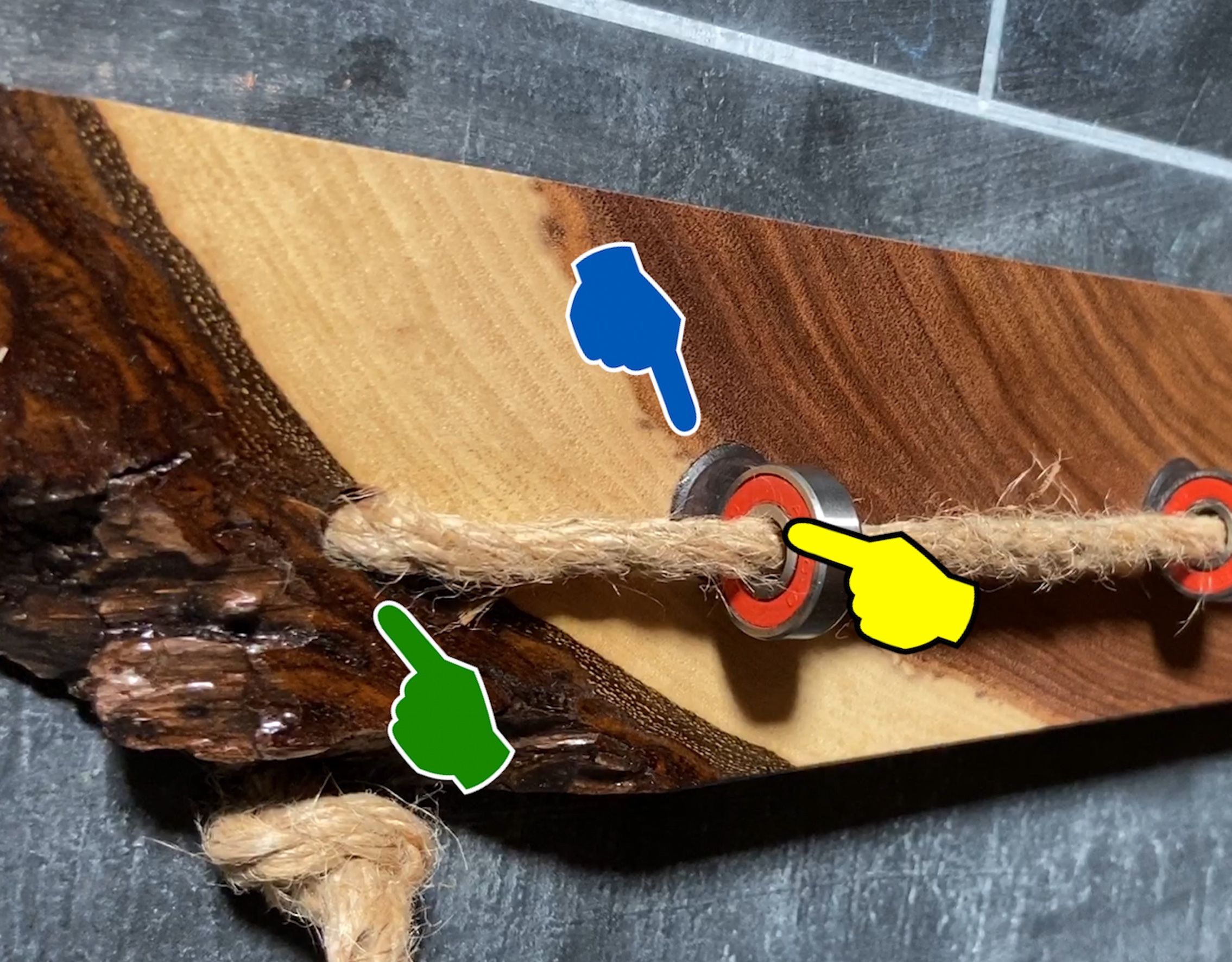 Restaurant-Style Paper Holder (Bearings, Magnets, Rope) : 10 Steps ...