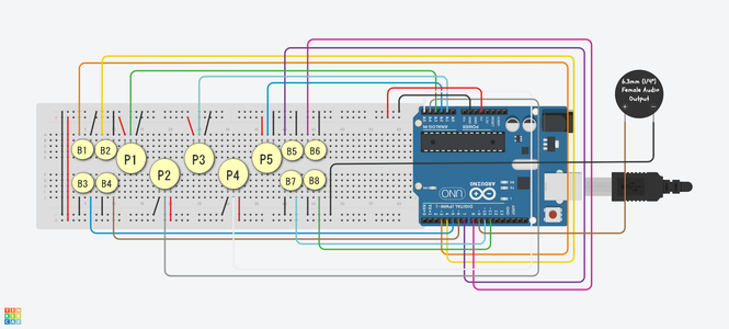The Doof Machine Arduino Drum Sequencer Simple And Customizable 4 Steps Instructables