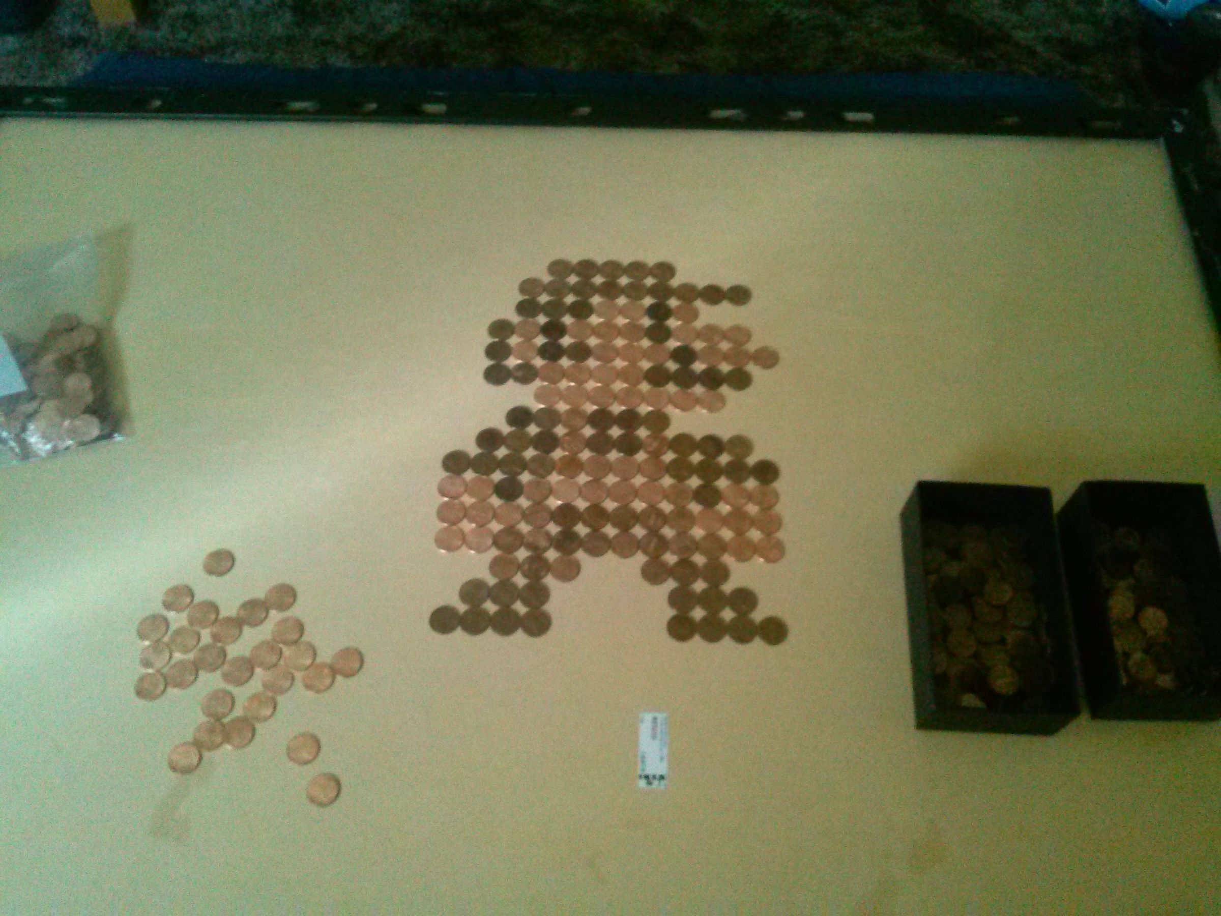 Penny Mario Pixel Art : 9 Steps (with Pictures) - Instructables