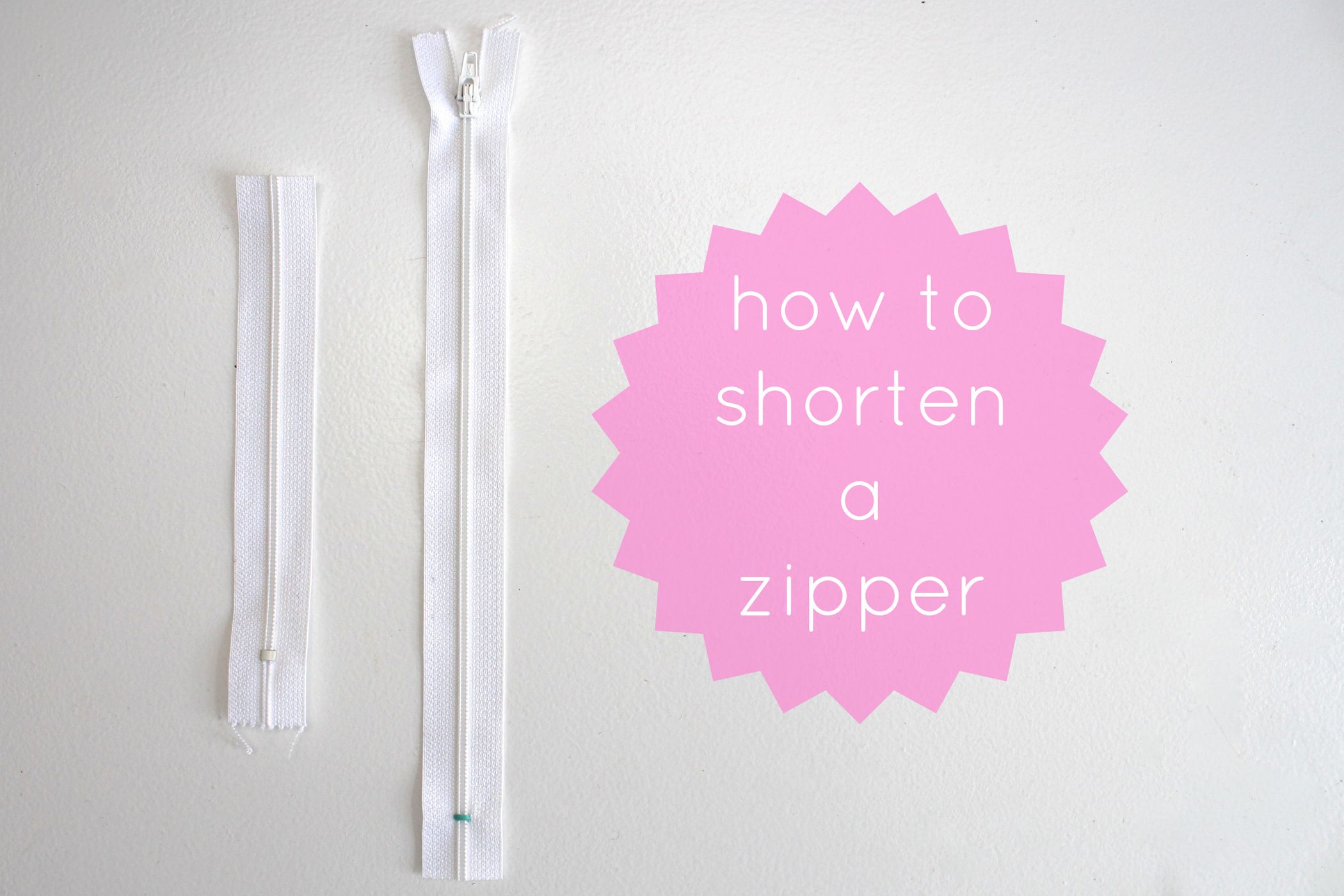 How to Shorten a Zipper : 4 Steps (with Pictures) - Instructables