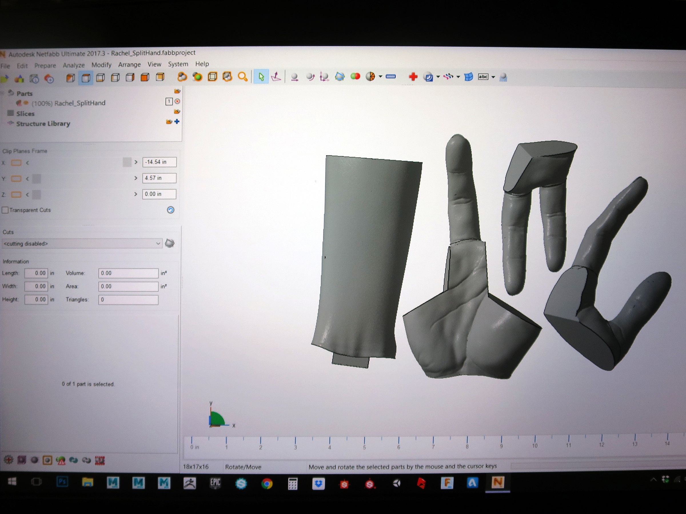 3D Scanning My Hand and Printing the Perfect Glove Mannequin : 8 Steps ...