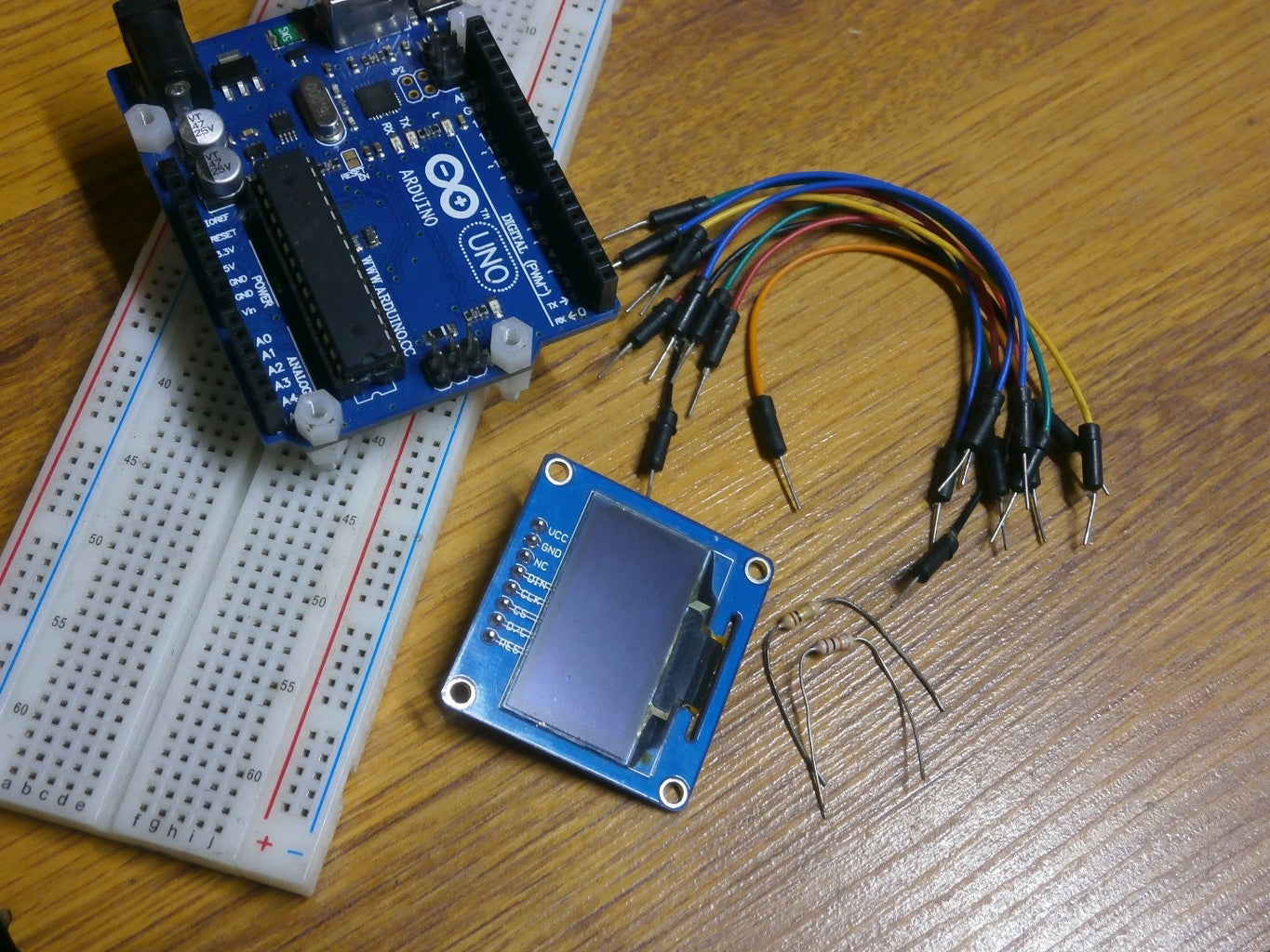 Diy A 5 Minutes Arduino Voltmeter With An Oled Display 4 Steps With
