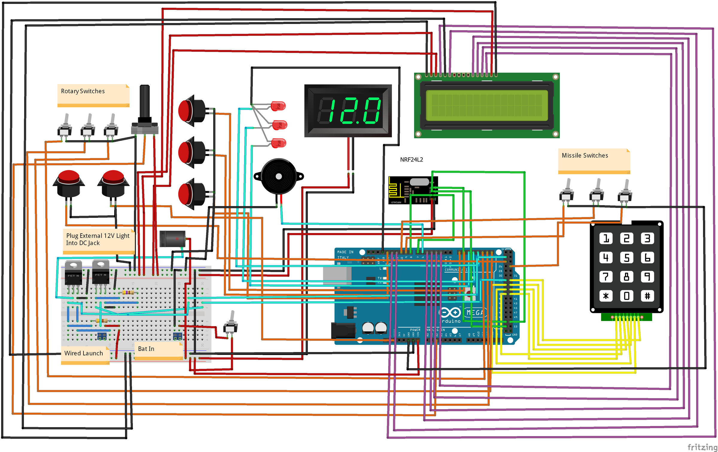 Overkill Model Rocket Launch Controller! : 9 Steps (with Pictures ...