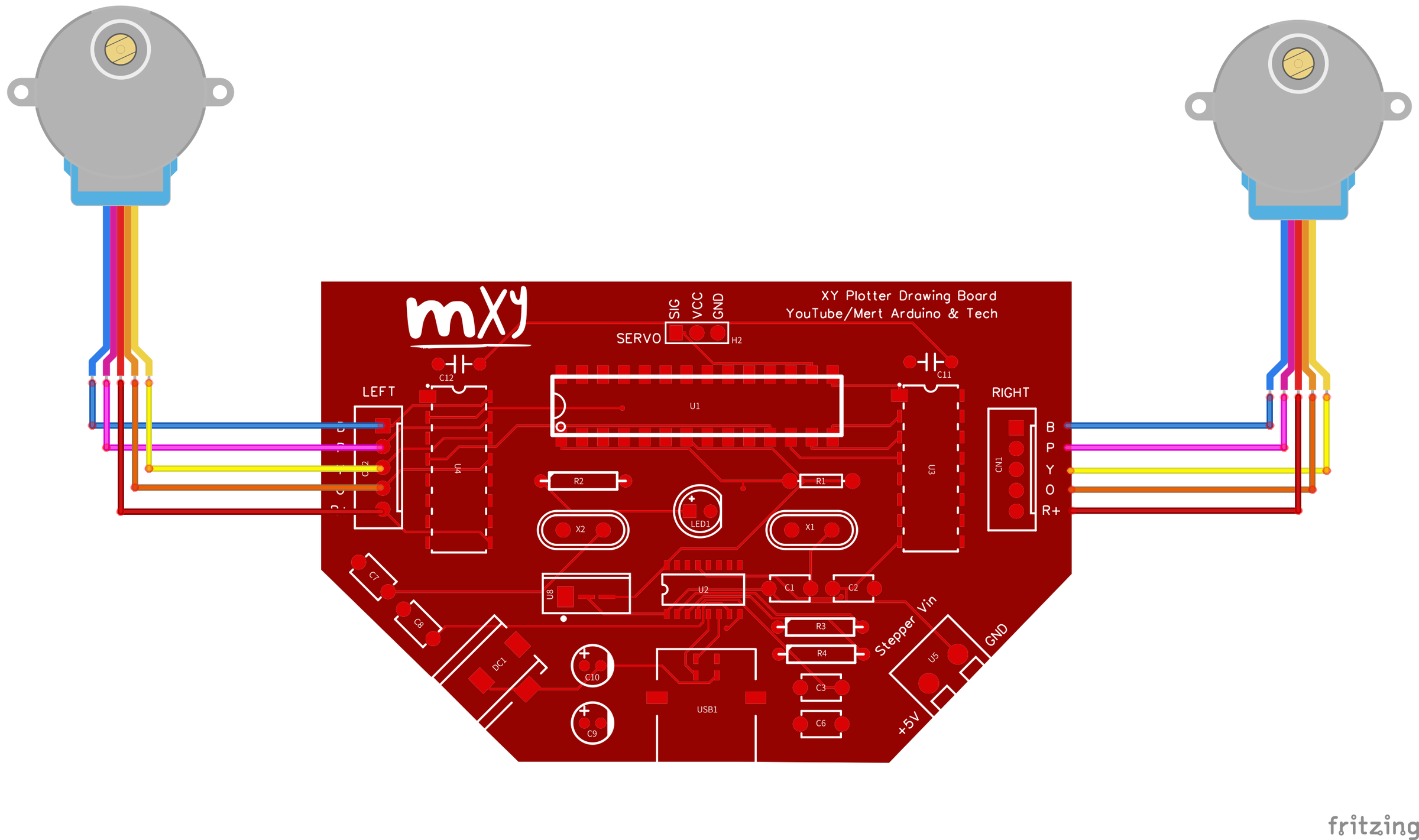 MXY Board - Low-Budget XY Plotter Drawing Robot Board : 8 Steps (with ...