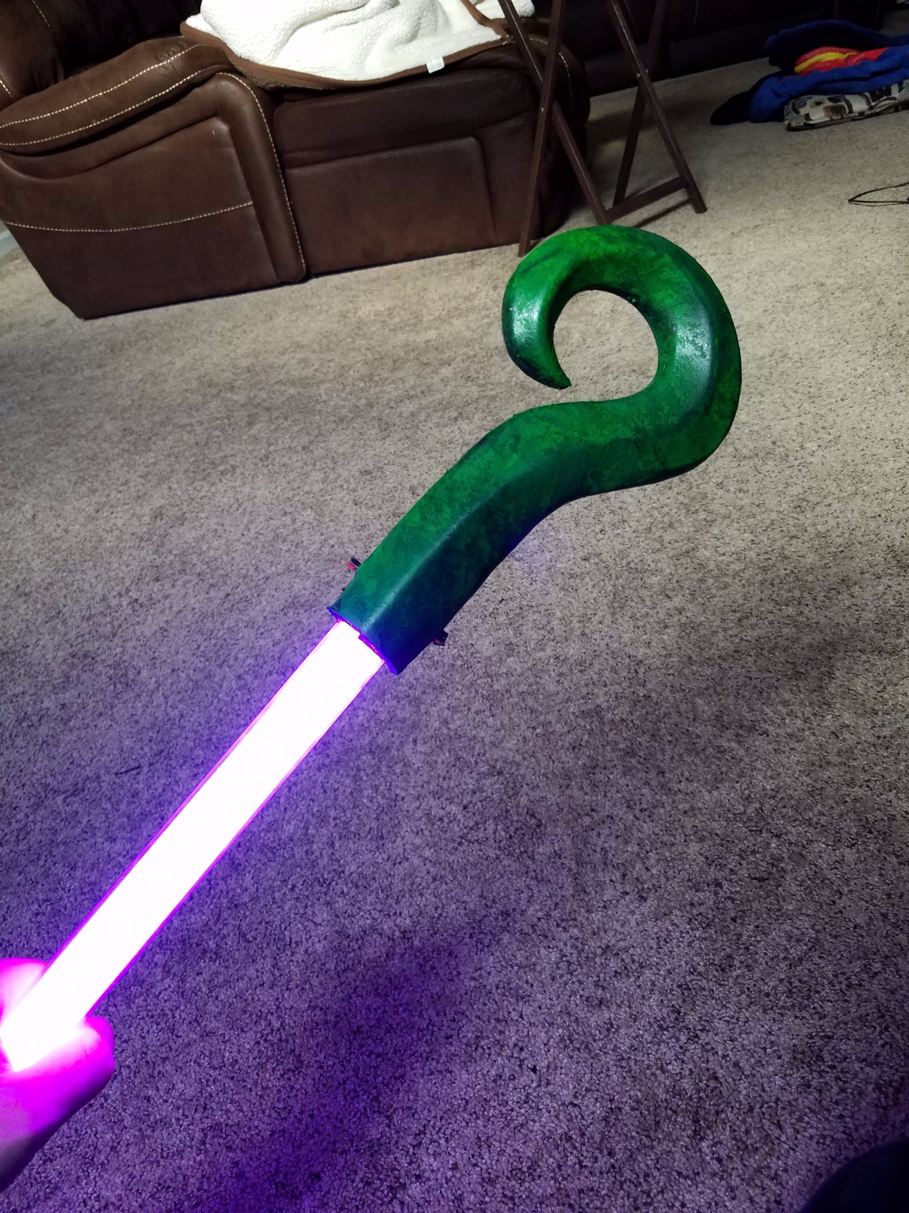 Riddler Cane : 8 Steps (with Pictures) - Instructables