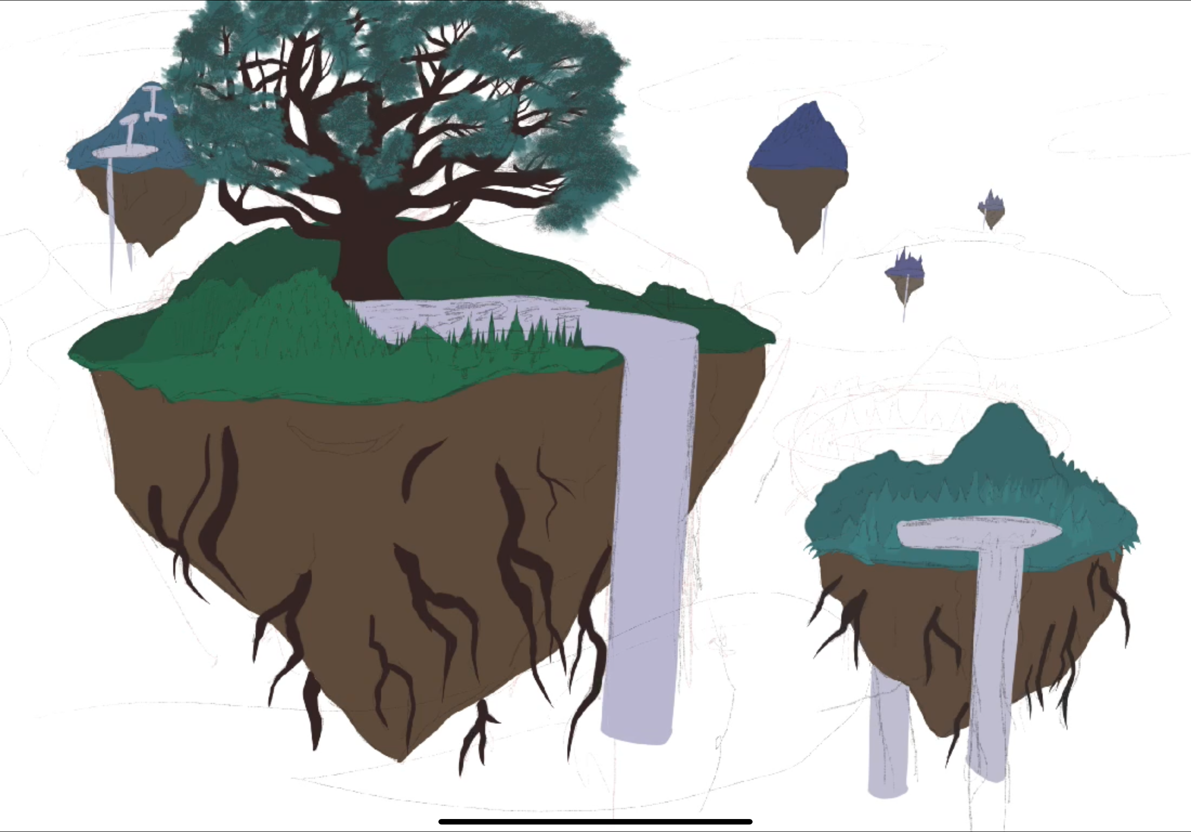 How to Draw a Fantasy Landscape (digitally) : 5 Steps - Instructables
