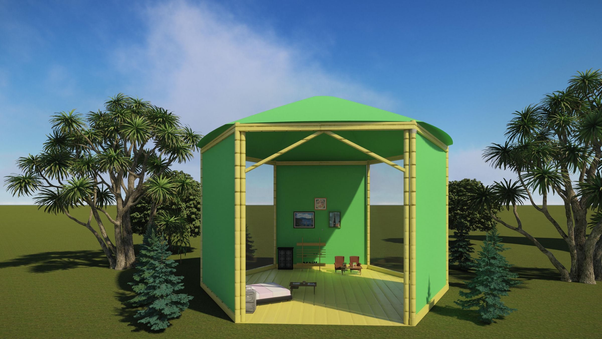 Canopy of Hope: a Biomimetic Bamboo Pavilion : 6 Steps - Instructables