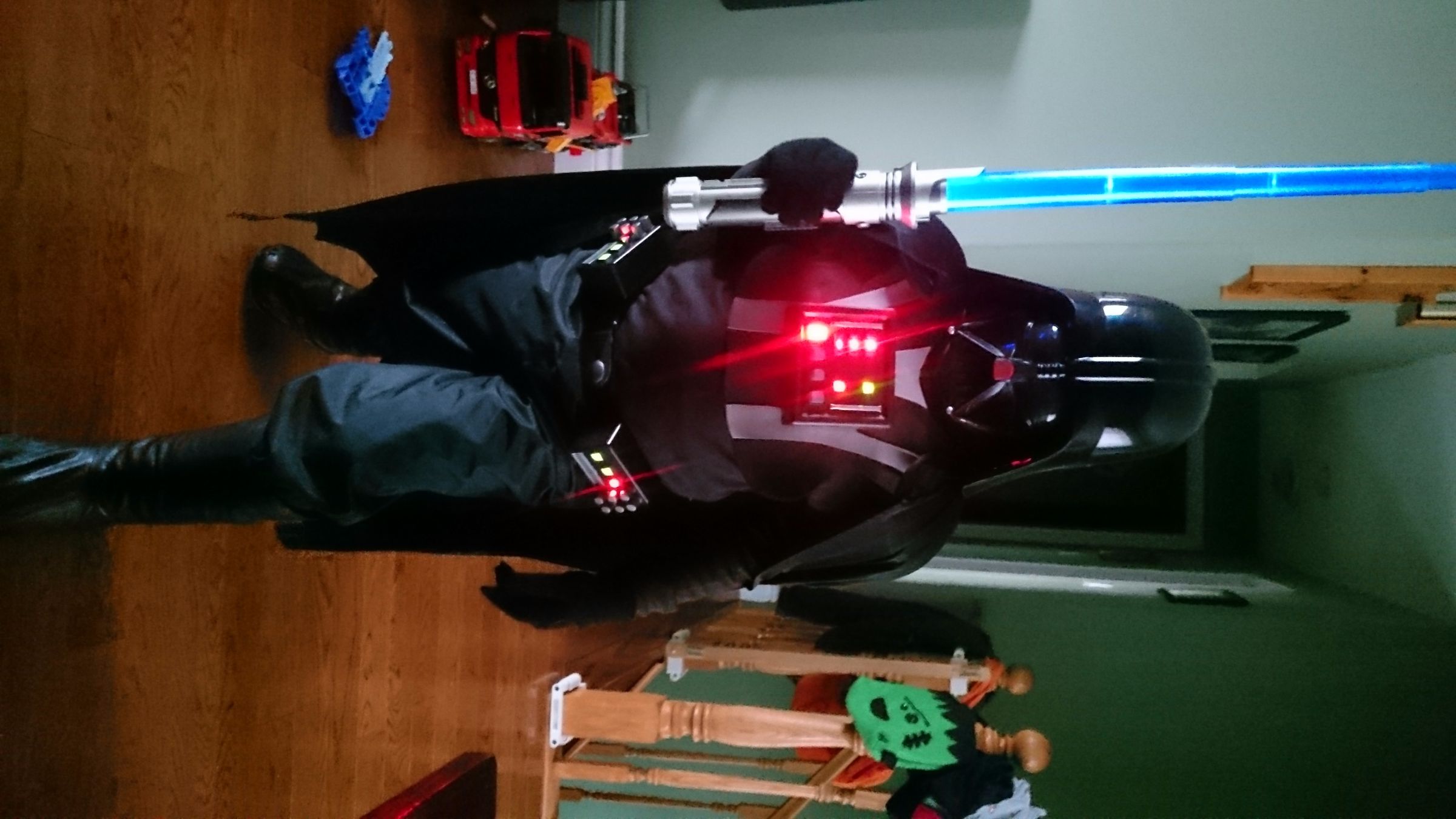 Kids Light-up Darth Vader Halloween Costume : 3 Steps (with Pictures ...