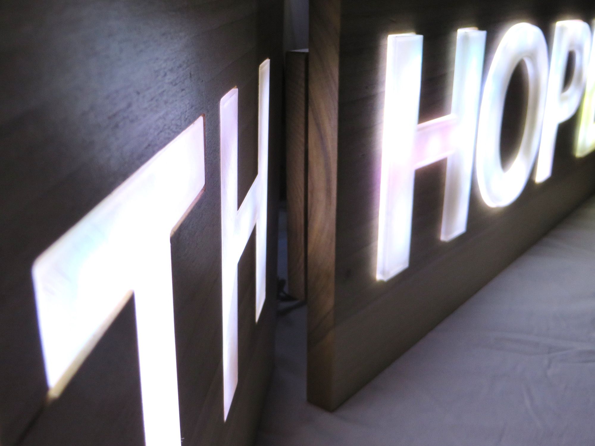 Backlit Signs With LED Light Strips : 8 Steps - Instructables