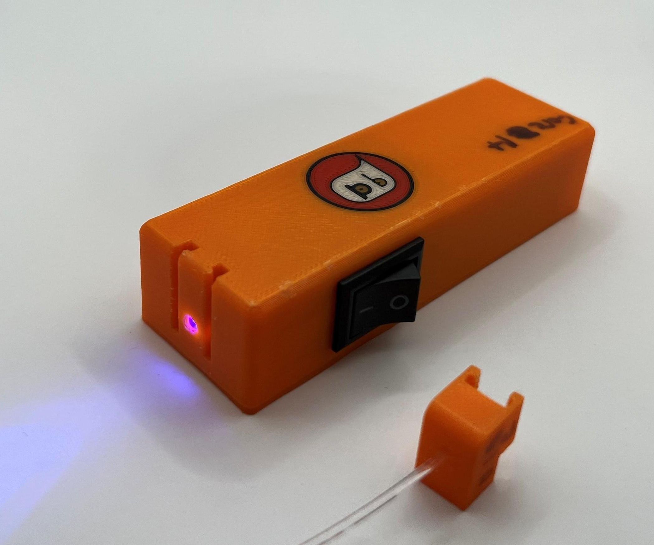 3D Printed Fiberoptic UV Flashlight for Curing Resin : 9 Steps (with Pictures) - Instructables