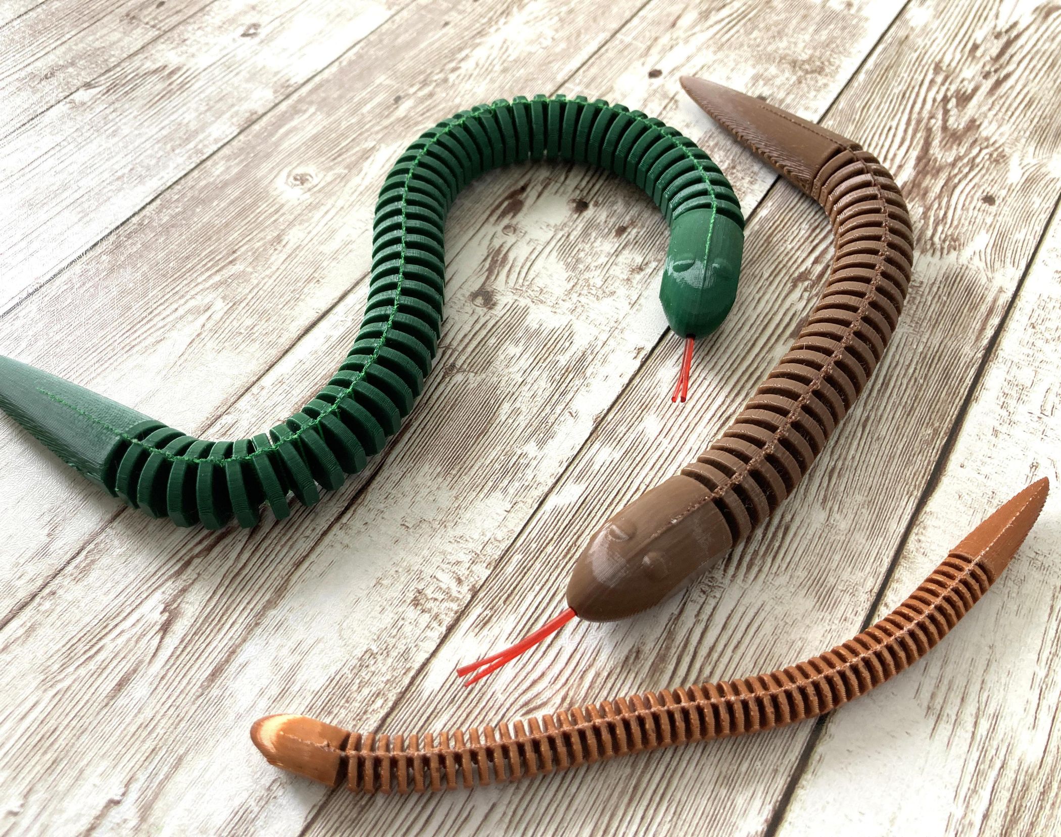 3D Printed Flexi Snake : 13 Steps (with Pictures) - Instructables