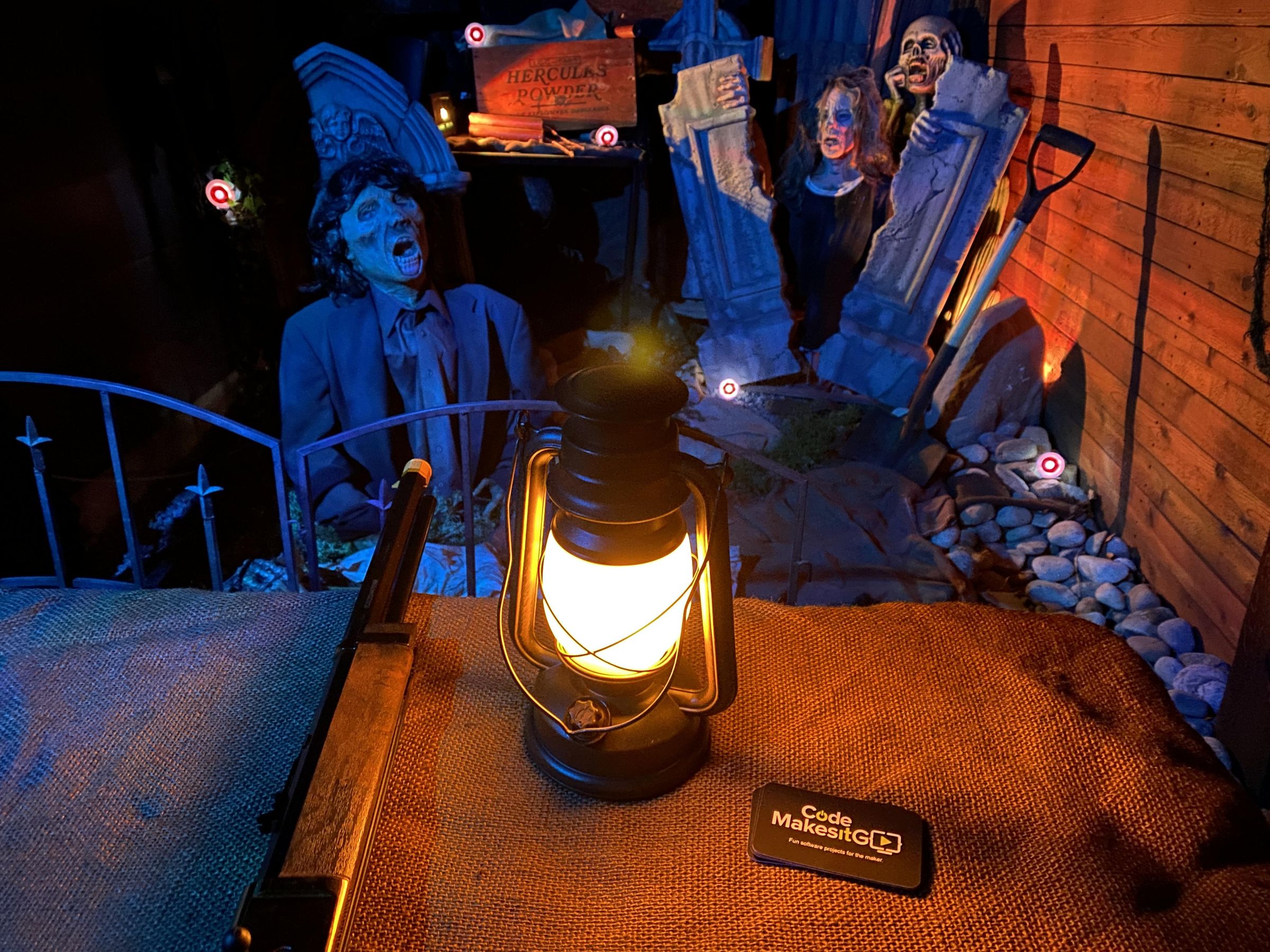 Build Your Own Haunted Shooting Gallery With a LASER Gun! 🎯 👻 : 8 Steps ...