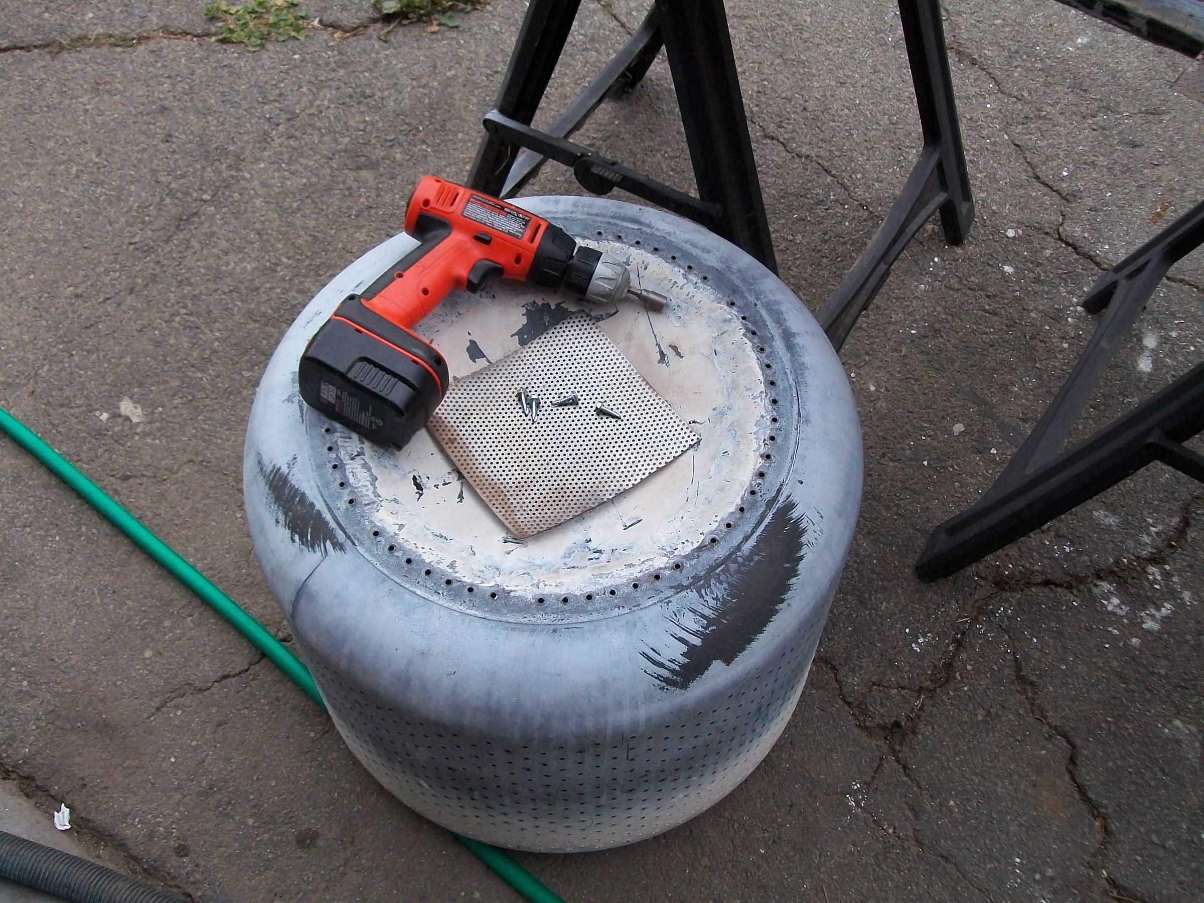 A Different Fire Pit From a Washing Machine Drum : 5 Steps (with ...