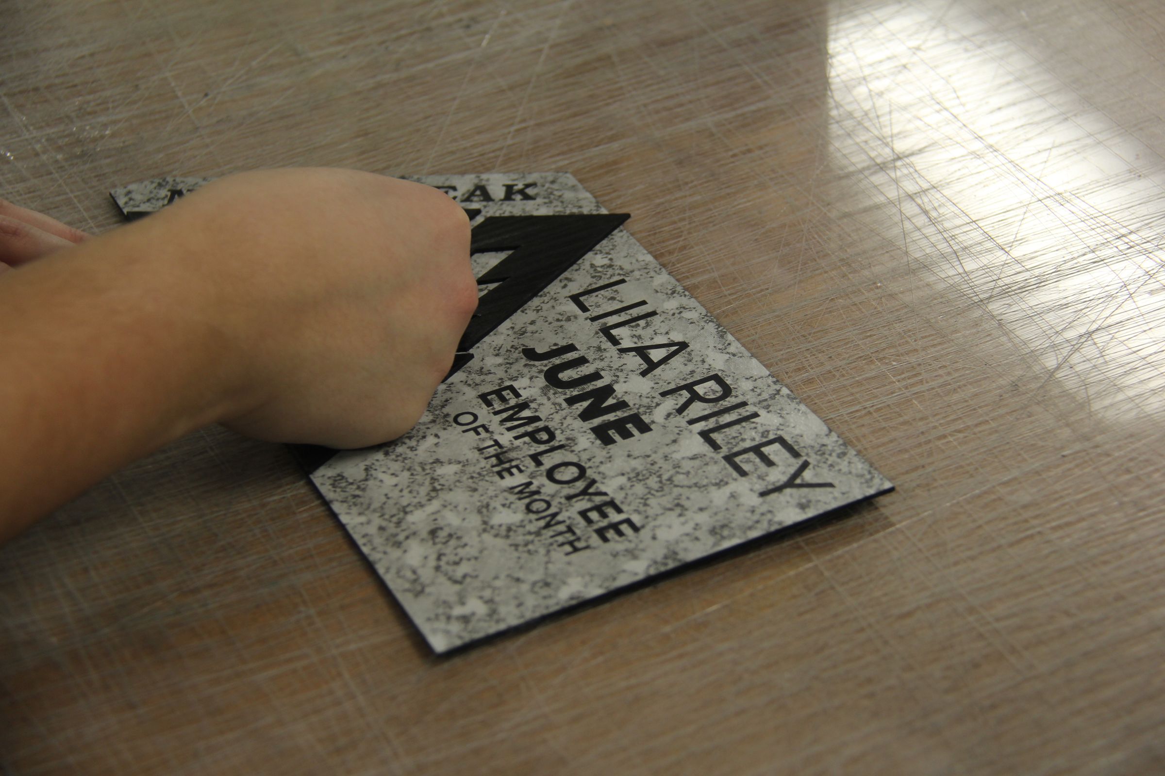 Laser Fabricating a Sign Using Rowmark's the Naturals : 10 Steps (with ...