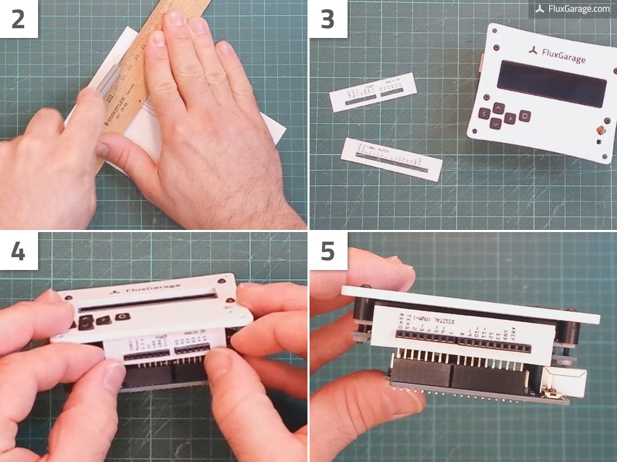 Front Plate for 16x2 LCD + Keypad Shield : 8 Steps (with Pictures ...