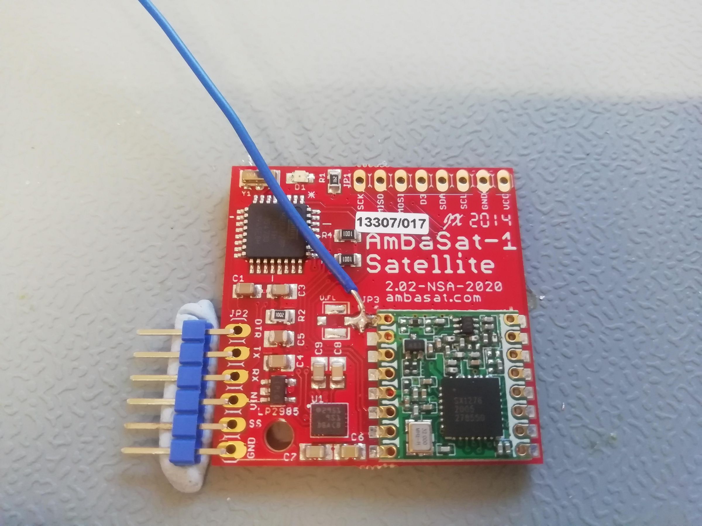AmbaSat-1: a LoRaWAN Space Satellite Kit Assembly : 16 Steps ...