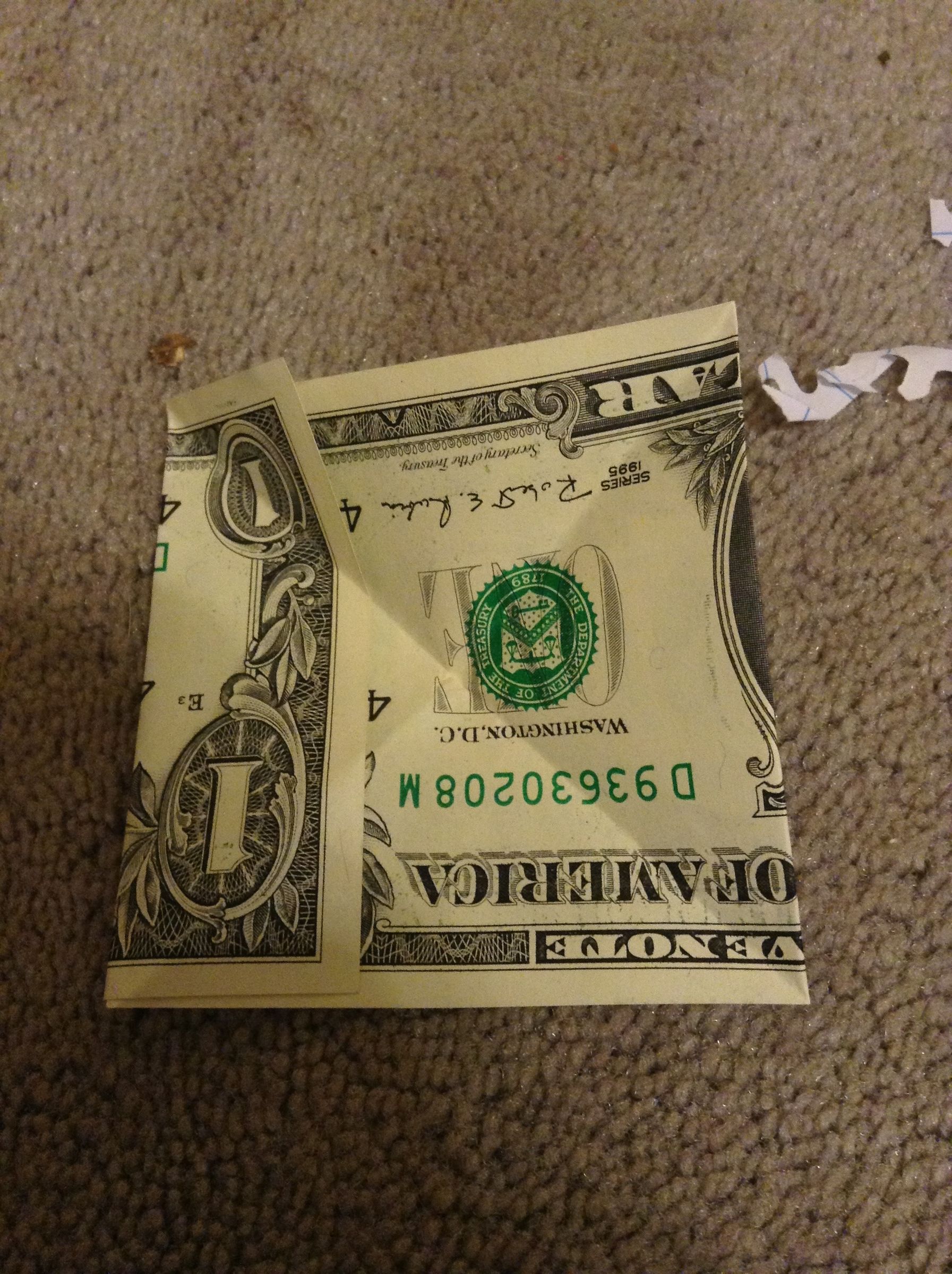 Origami Using Money : 14 Steps - Instructables