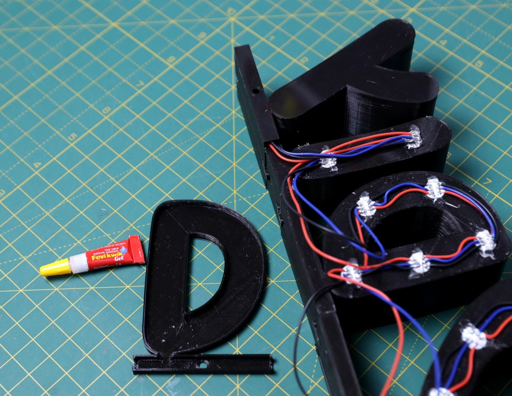 DIY 3D Printed LED Sign Board : 17 Steps (with Pictures) - Instructables
