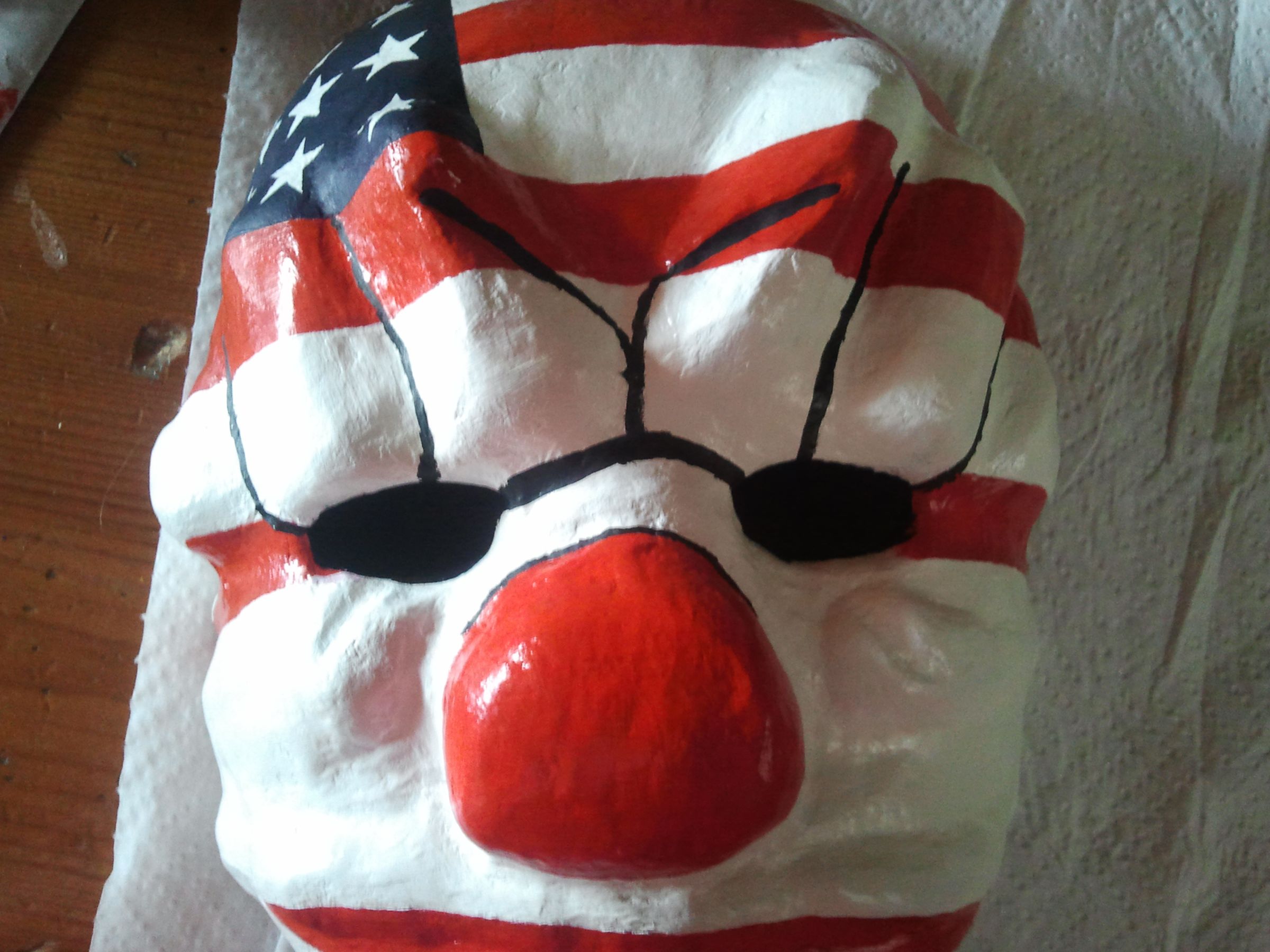 Payday: the Heist Dallas Clown Mask : 8 Steps (with Pictures ...