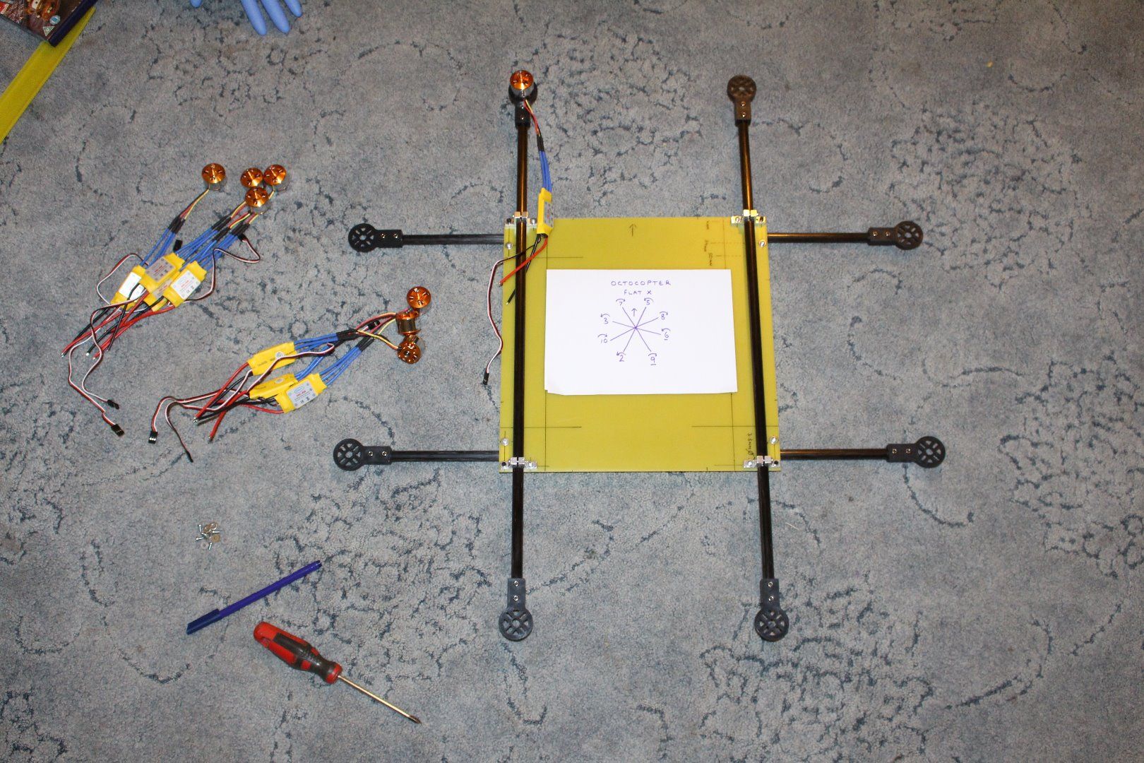 Octocopter, AIO Pro Flight Controller A2212 Motors : 4 Steps (with ...