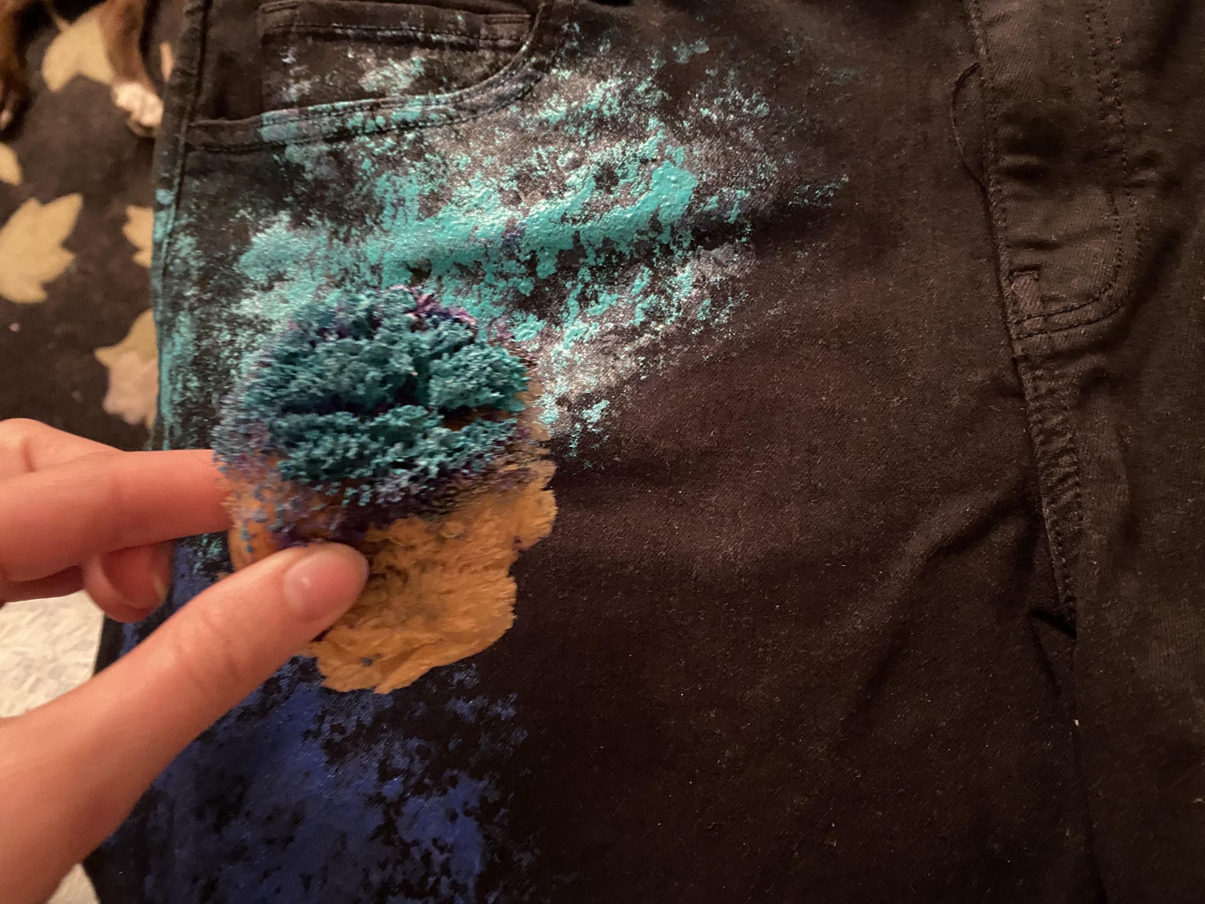 Painted Space Shorts : 9 Steps (with Pictures) - Instructables