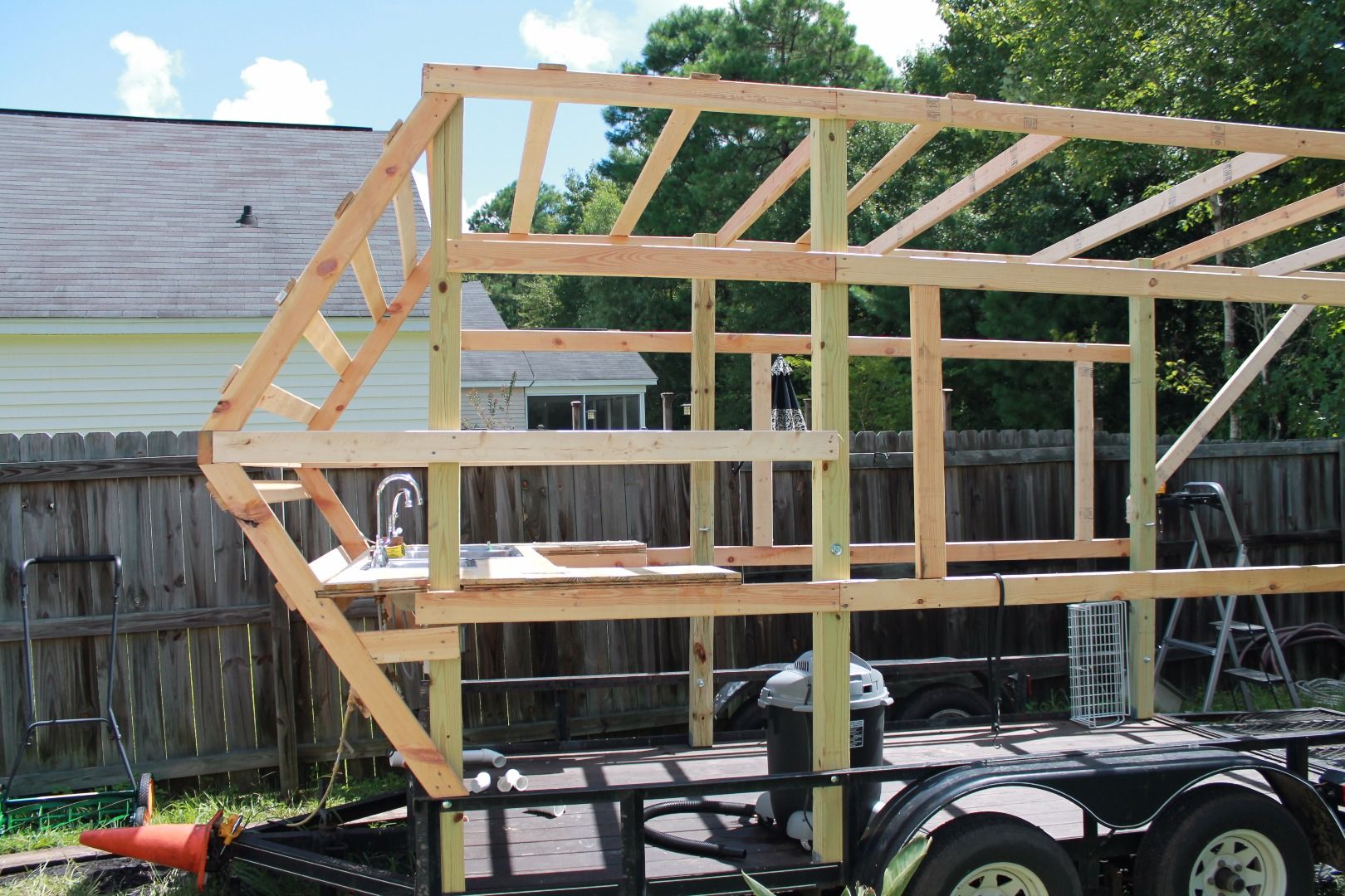 Building a Competition BBQ Trailer or Food Vending Trailer : 21 Steps ...