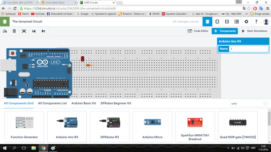 How To Test Arduino Cirtcuit And Code Online 4 Steps Instructables 2072