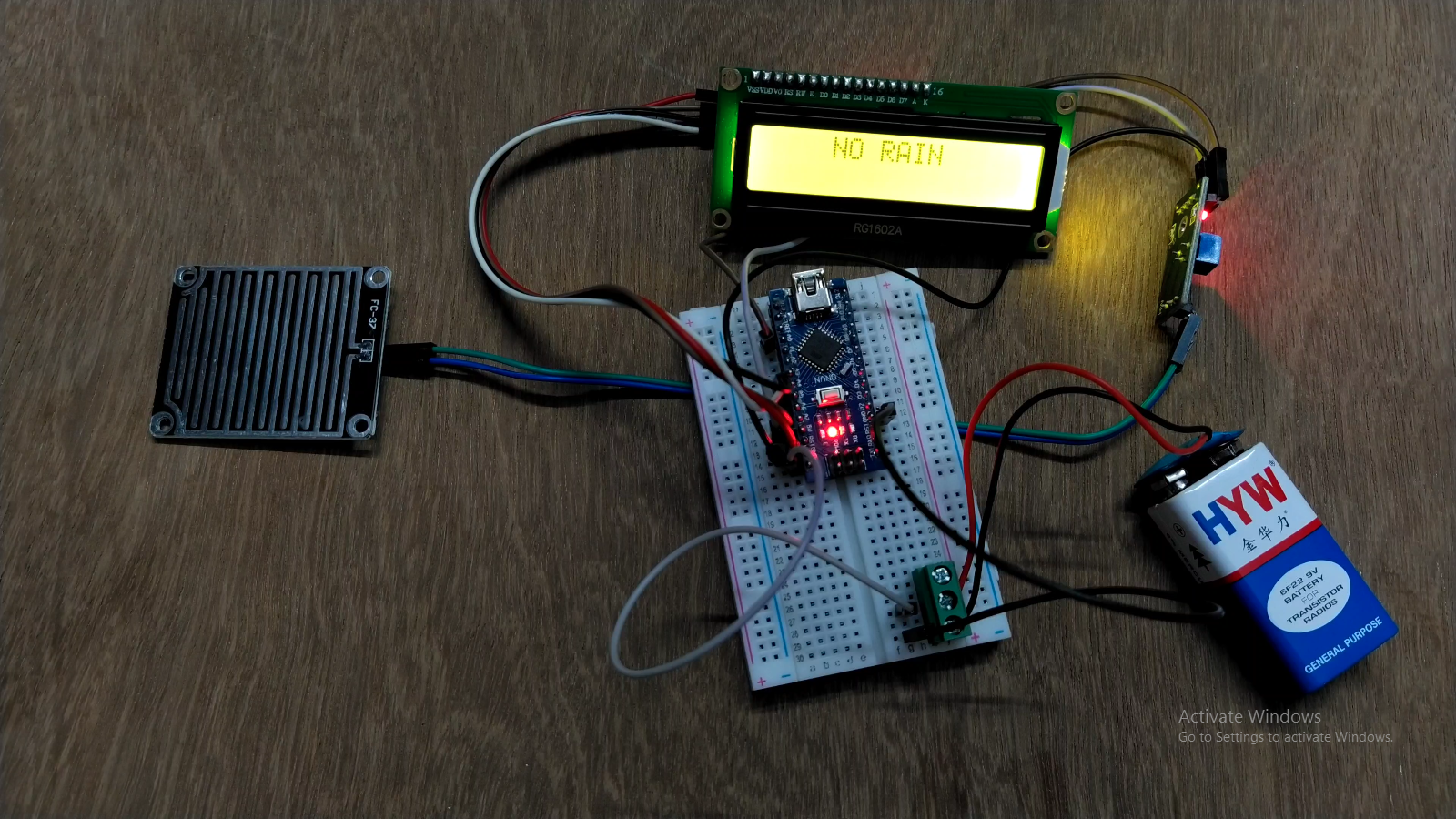 Interfacing Arduino With Rain Sensor : 4 Steps - Instructables