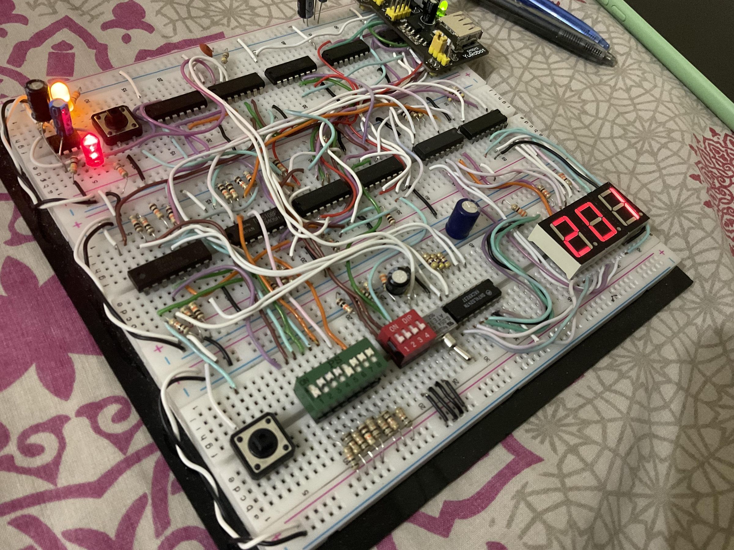 3-Digit Odd Counter Using D-FLip Flops IC's, Digital Logic Design Project : 5 Steps - Instructables