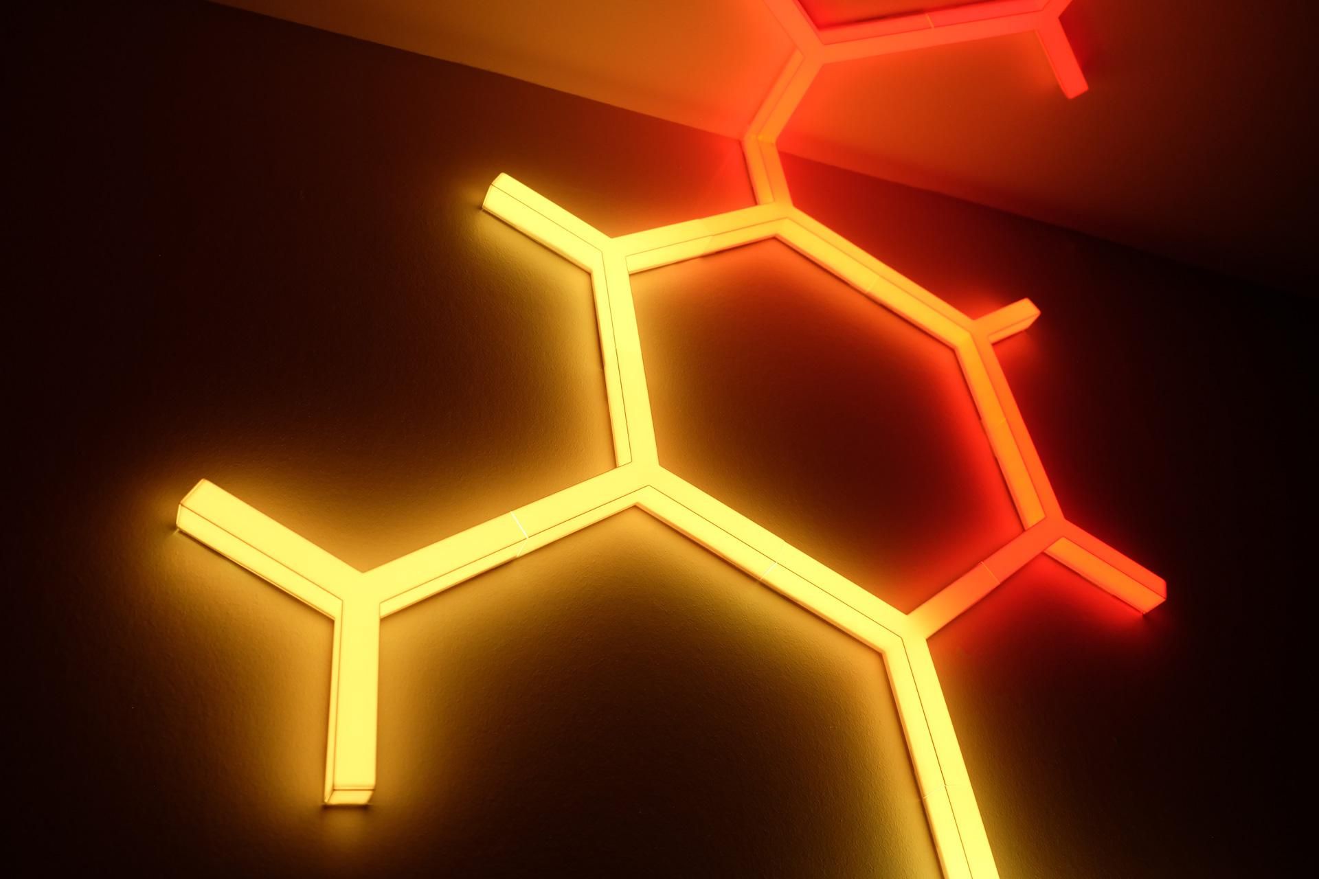 HEXA LEDs - Bluetooth Controlled Glowing Hexagons : 17 Steps (with ...