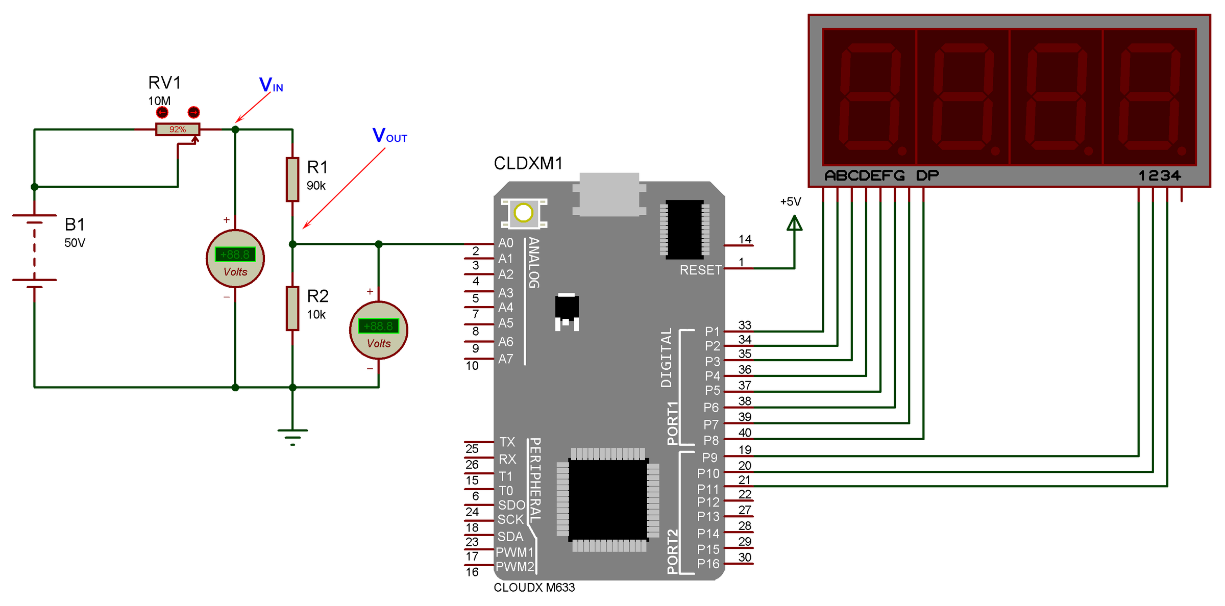 Digital Voltmeter With CloudX : 6 Steps - Instructables