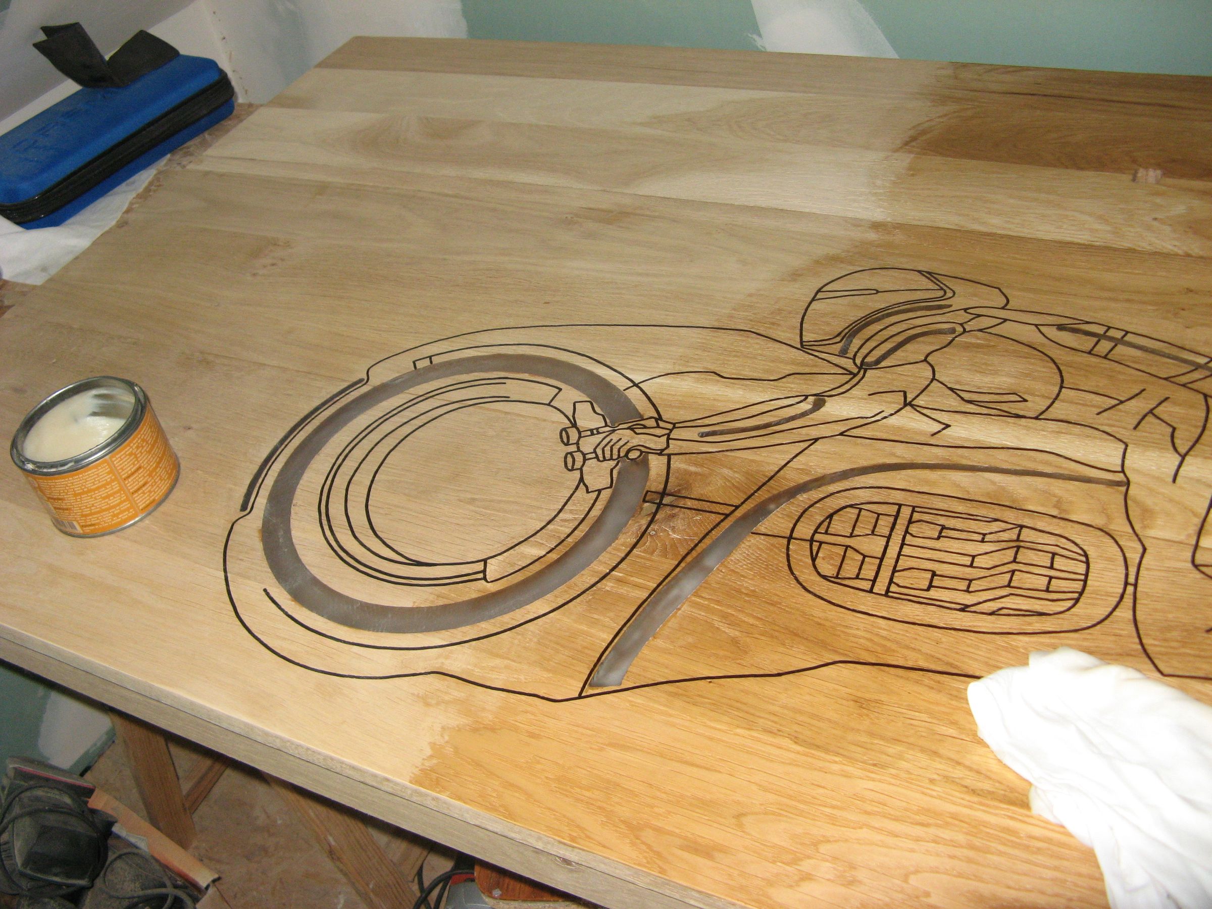 Make a Led Tron Desk and Led Tron Clock : 15 Steps (with Pictures ...