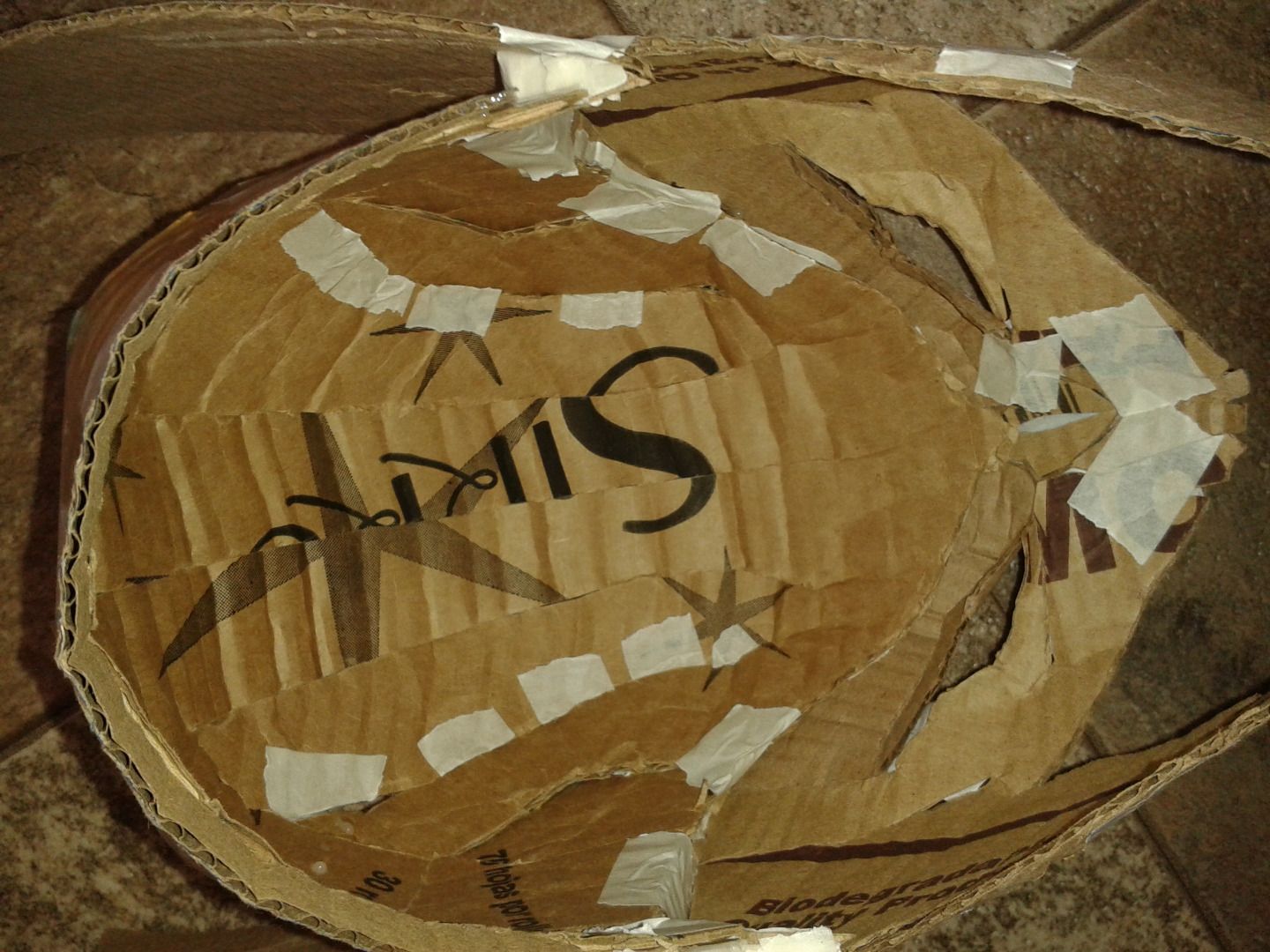 Last Minute Cardboard Wolverine Pepakura Mask : 4 Steps - Instructables