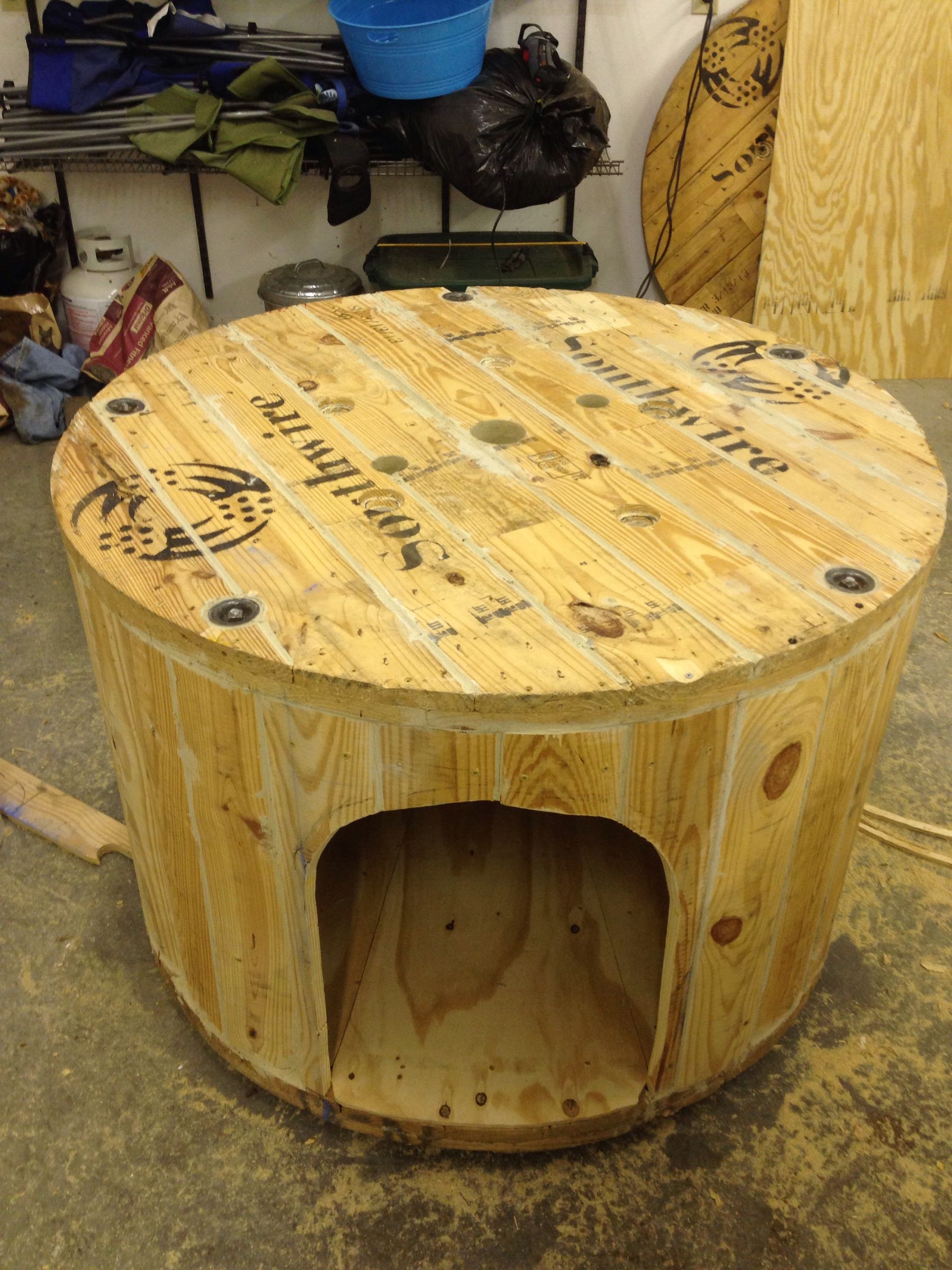 Cable Spool Duck House : 7 Steps (with Pictures) - Instructables