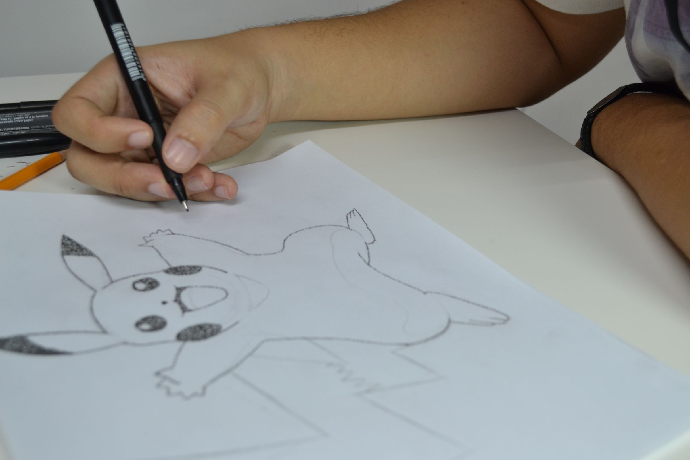 How to Draw a Pointillism Pikachu : 6 Steps - Instructables