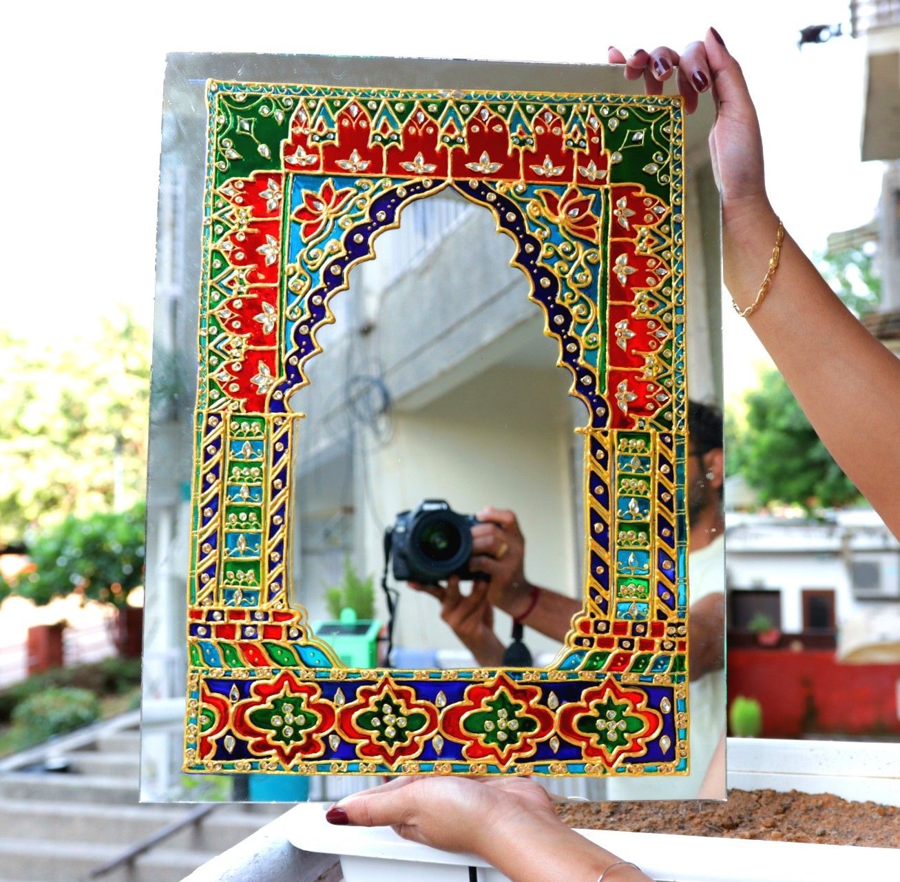 DIY Meenakari Mirror : 13 Steps (with Pictures) - Instructables