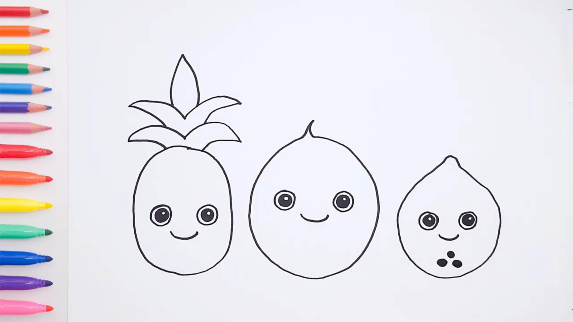 How to Draw Cute Tropical Fruits : 7 Steps (with Pictures) - Instructables