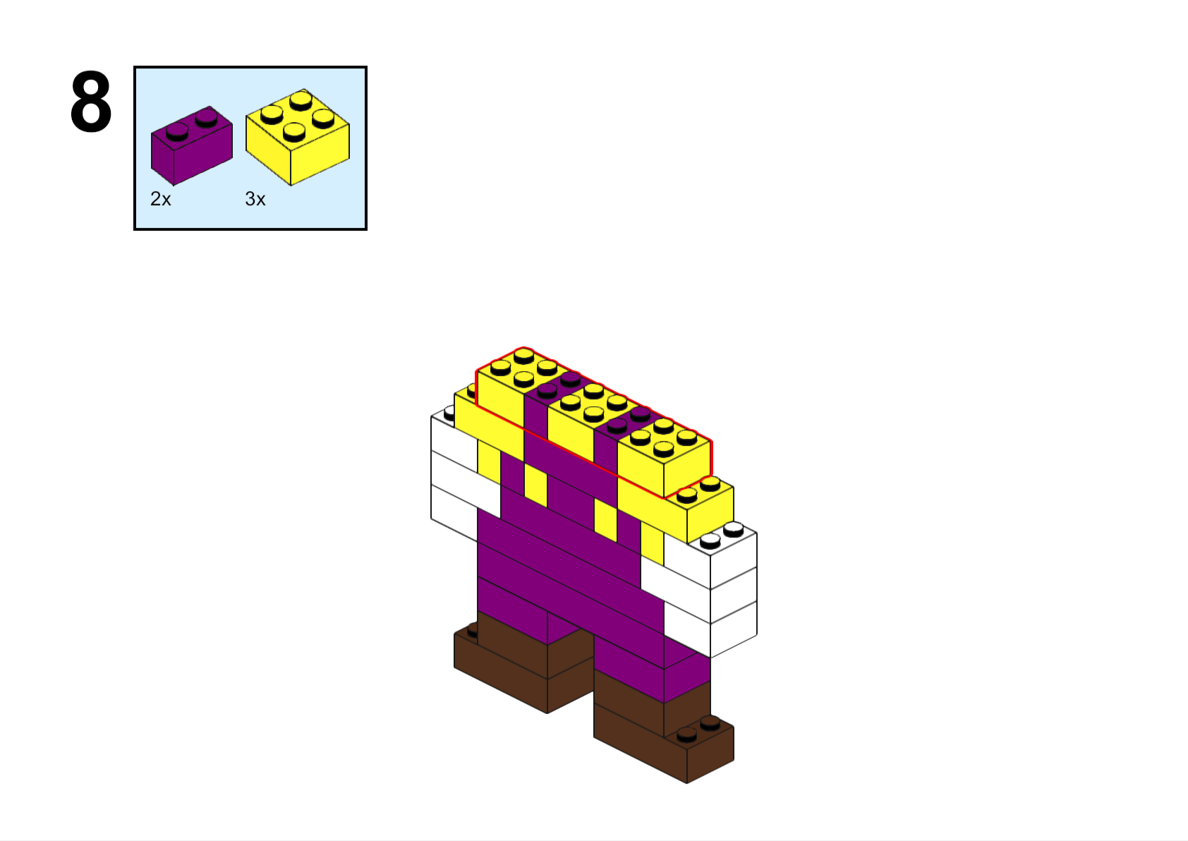 How to Build Super Mario Bros Wario Lego Pixel Art - Stop Motion Video ...