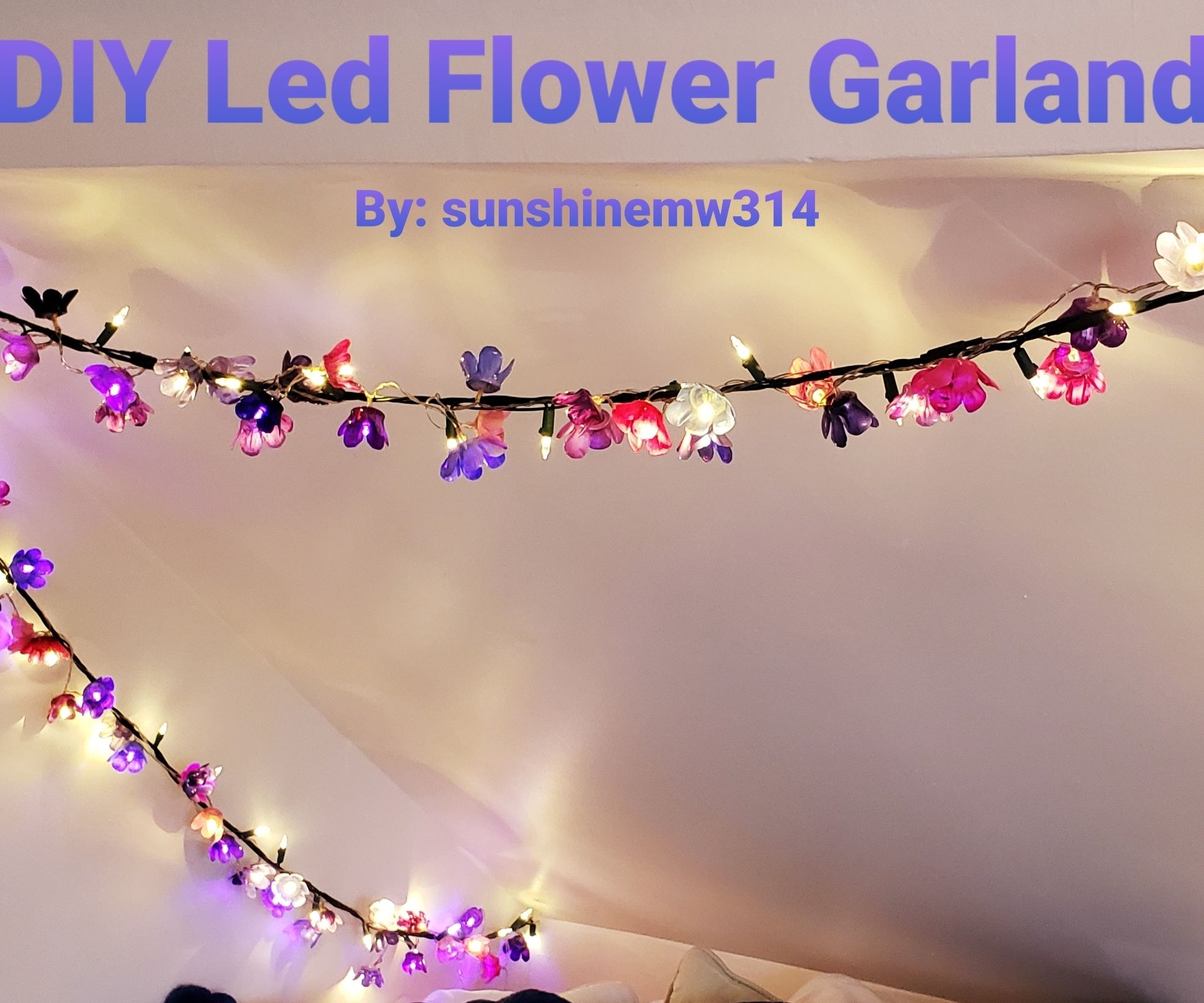 DIY Led Flower Garland : 7 Steps (with Pictures) - Instructables