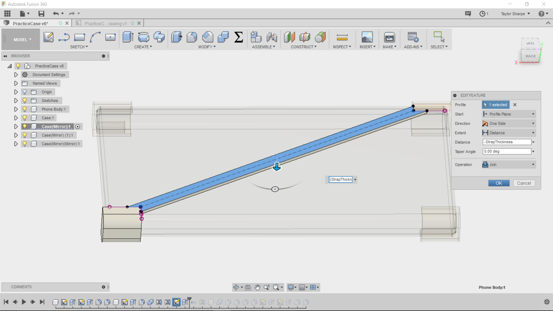 Minimalist Phone Case - Fusion 360 & 3D Printing : 15 Steps (with ...