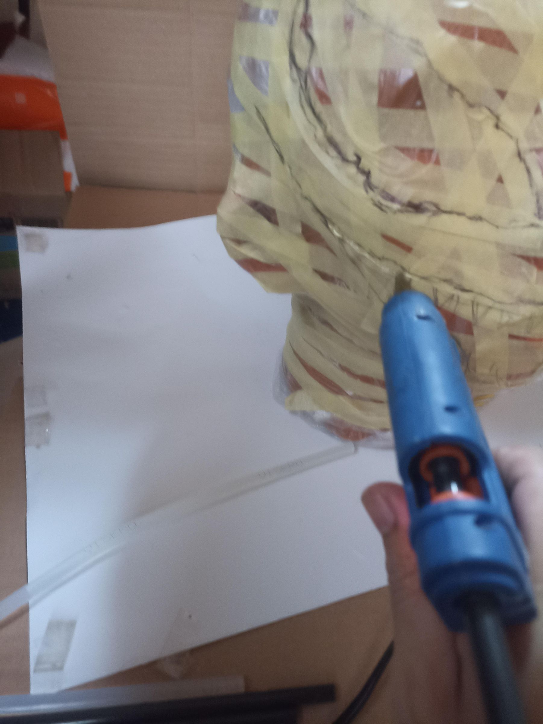 Making Venom Ruber Mask Made From Hot Glue : 8 Steps (with Pictures ...