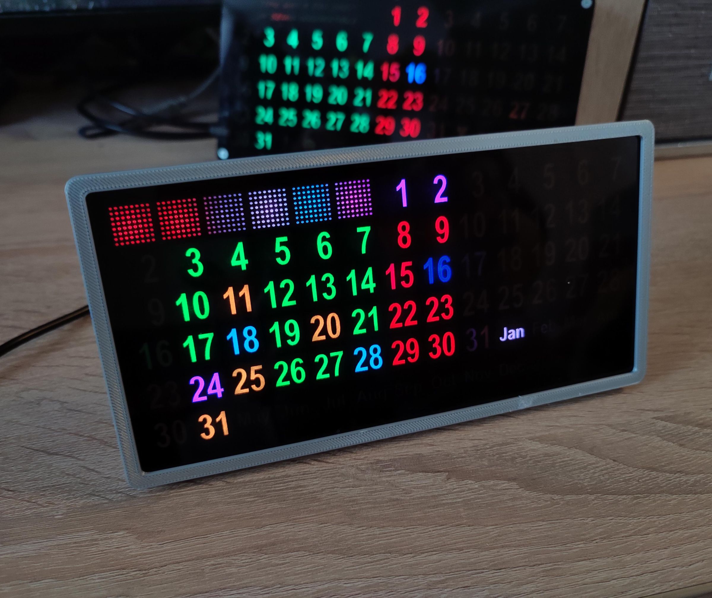 Perpetual Calendar With Google Calendar Connection : 6 Steps (with ...